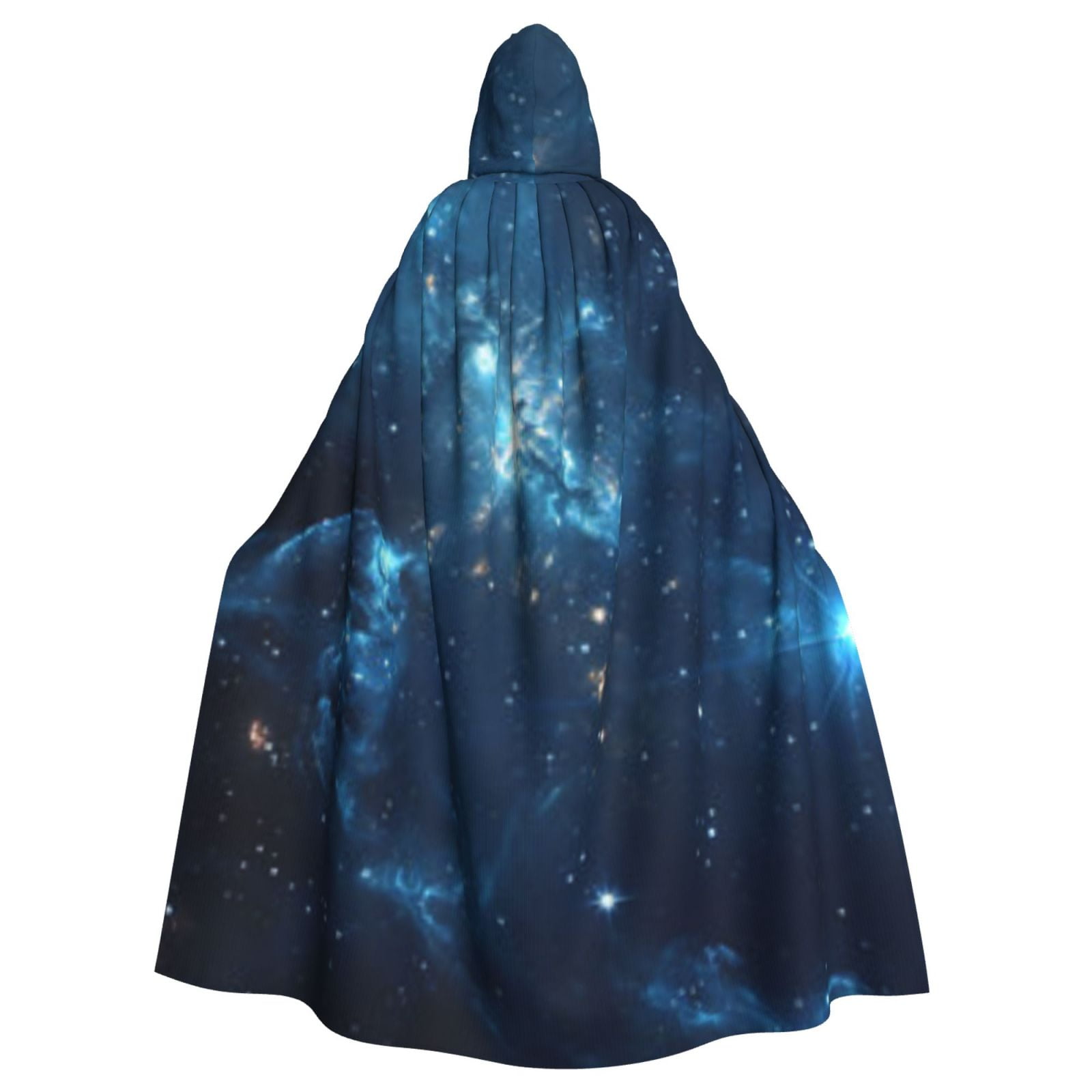 Unisex Hooded Cloak Adult Lightweight Overcoat Stars Of Planet And Galaxy In Space Cloak for ...
