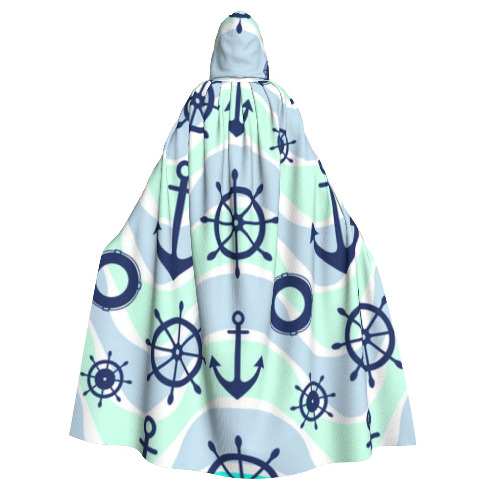 Unisex Hooded Cloak Adult Lightweight Overcoat Steering Wheel Life ...