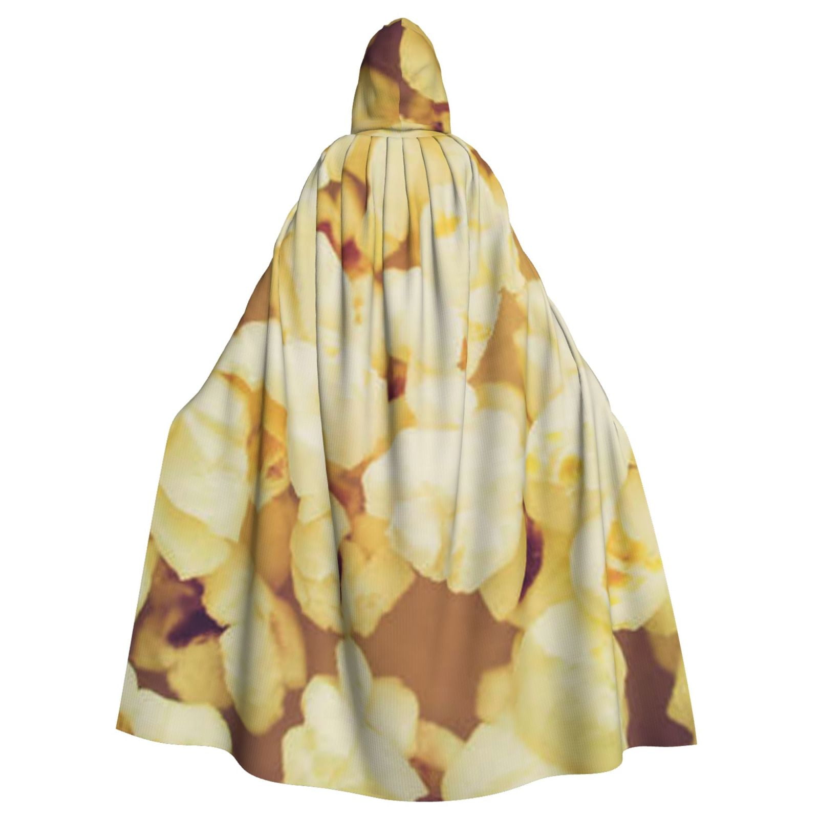 Unisex Hooded Cloak Adult Lightweight Overcoat Vintage Pop Corn Cloak ...