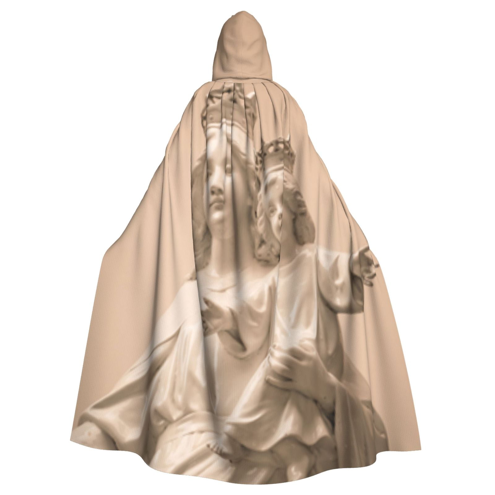 Unisex Hooded Cloak Adult Lightweight Overcoat Virgin Mary And Baby ...