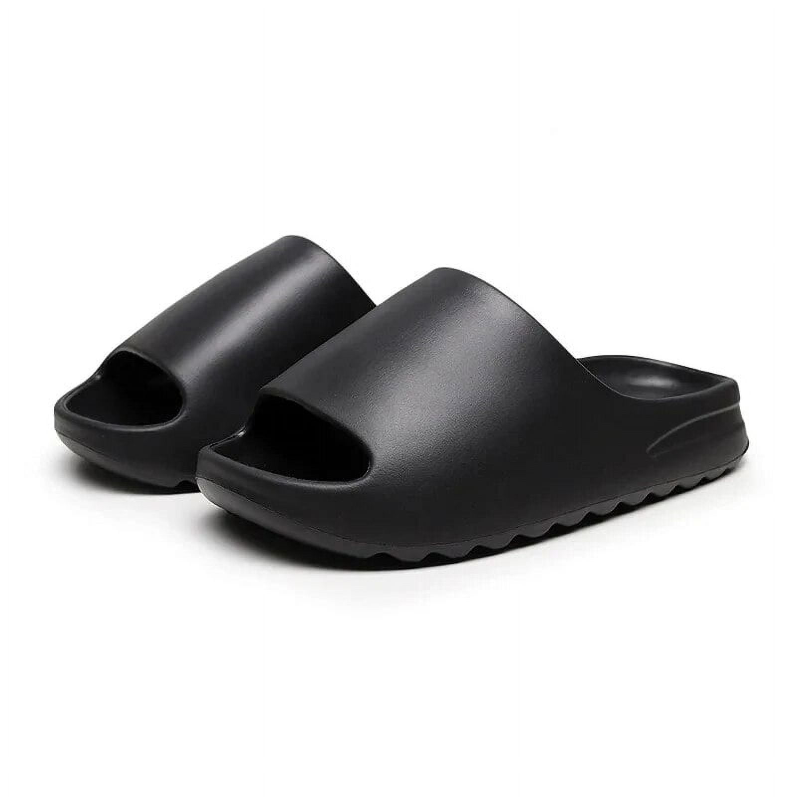 Unisex House Shoes Non-Slip thick Soft Platform Slide Sandals for Men ...