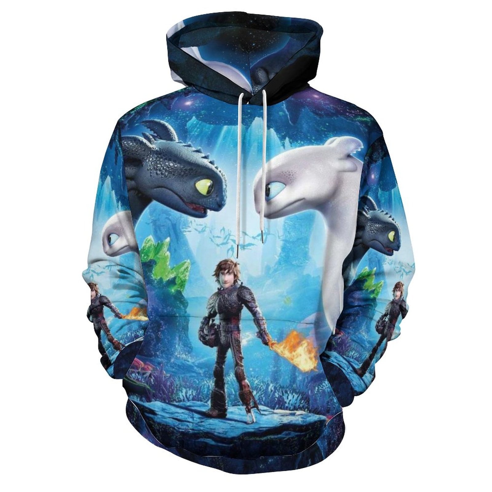 Unisex How to Train Your Dragon Hoodies 3D Printed Pullover Hooded ...