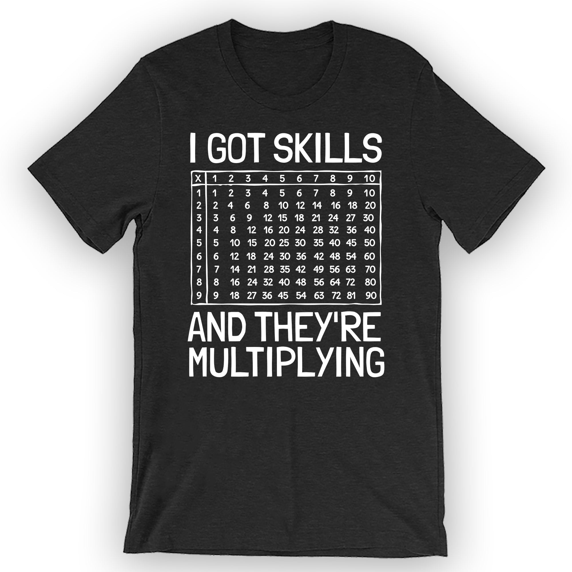 Unisex I Got Skills and They're Multiplying T-Shirt Funny Math Teacher ...