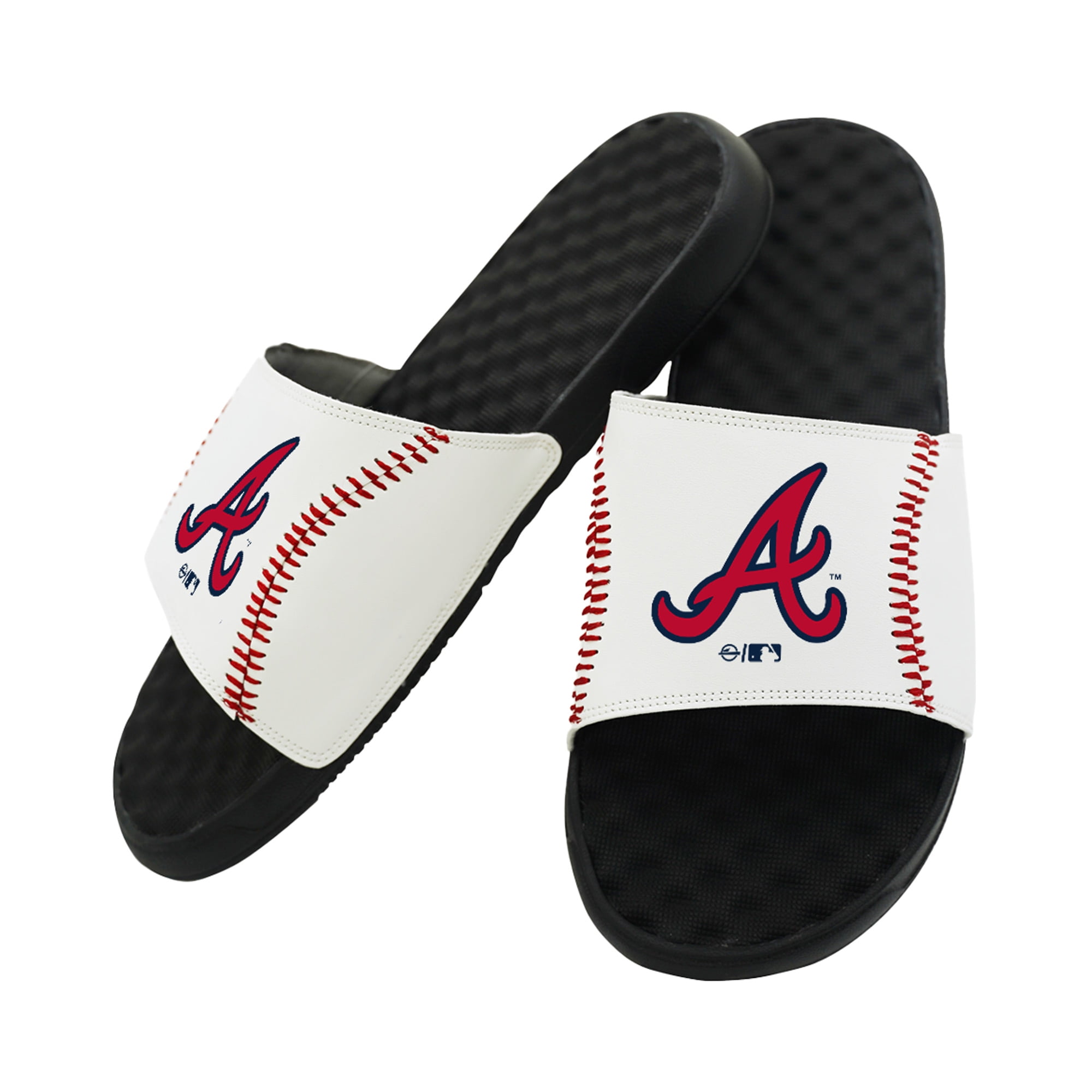 Unisex ISlide Atlanta Braves Baseball Stitch Slide Sandals - Walmart.com