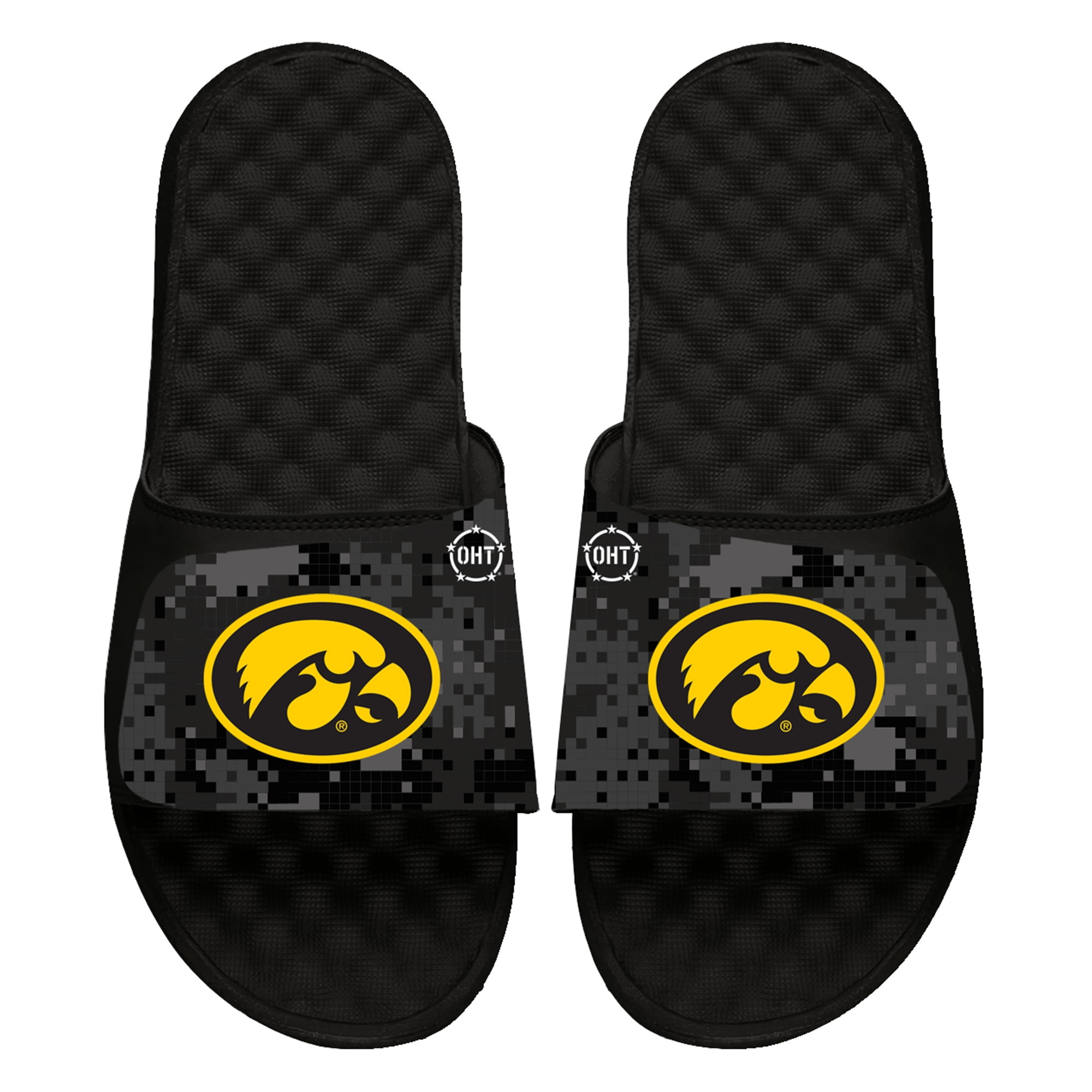 Unisex ISlide Black Iowa Hawkeyes Digi Camo Slide Sandals - Walmart.com