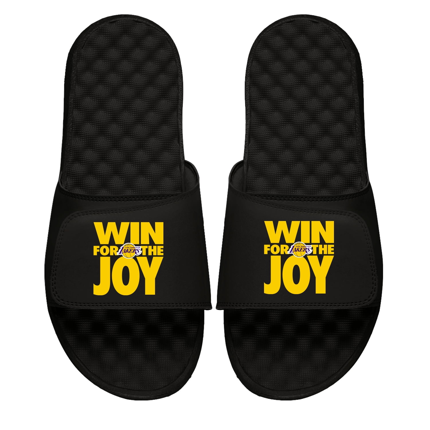 Unisex ISlide Black Los Angeles Lakers 2025 NBA Playoffs Mantra Slide ...