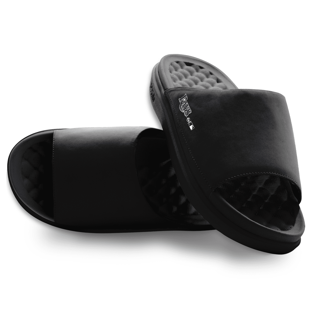 Unisex ISlide Black Tampa Bay Rays Minimalistic Motive Slide Sandals - Walmart.com