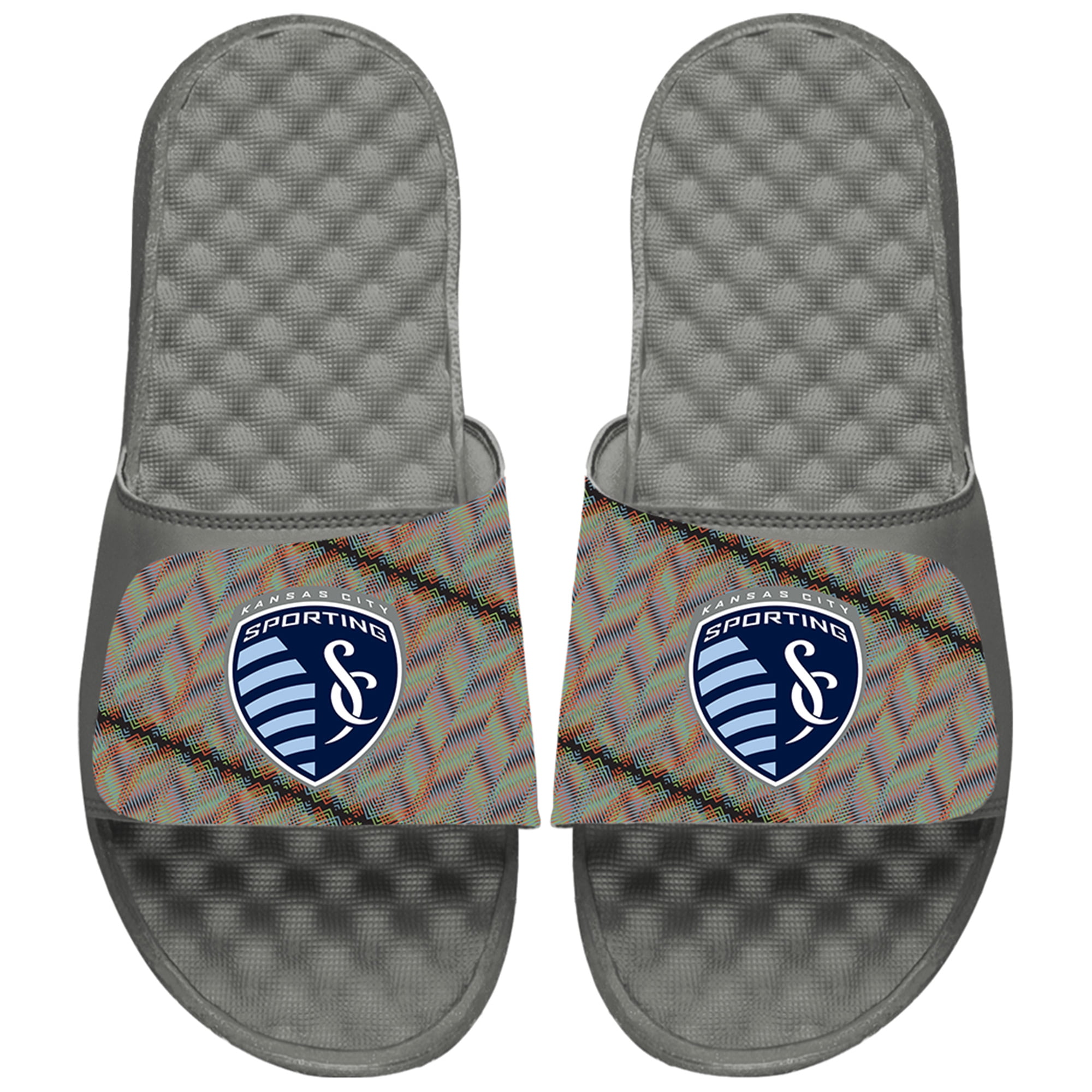 Unisex ISlide Gray Sporting Kansas City 2024 Hispanic Heritage Side ...