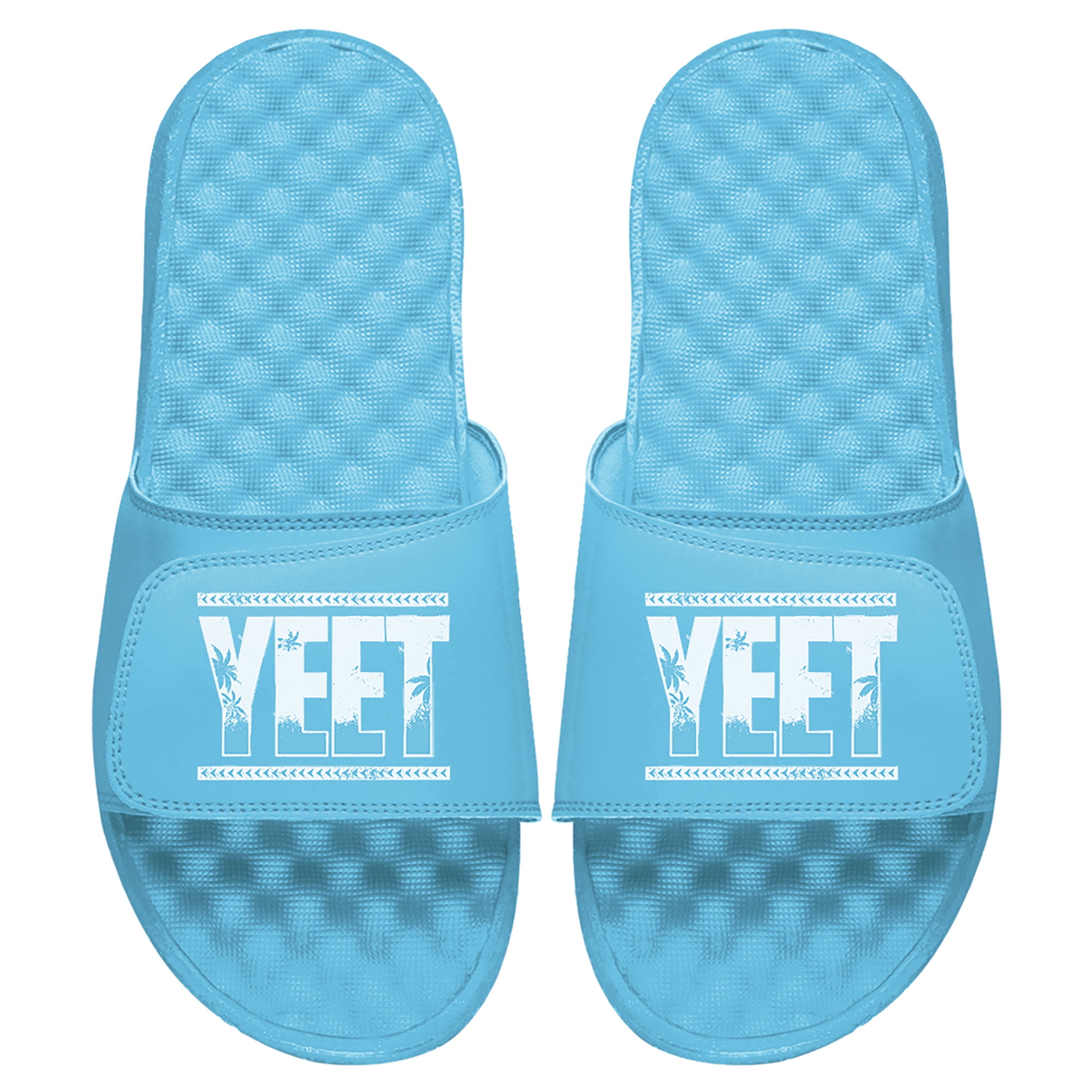 Unisex ISlide Light Blue Jey Uso Yeet Slide Sandals - Walmart.com