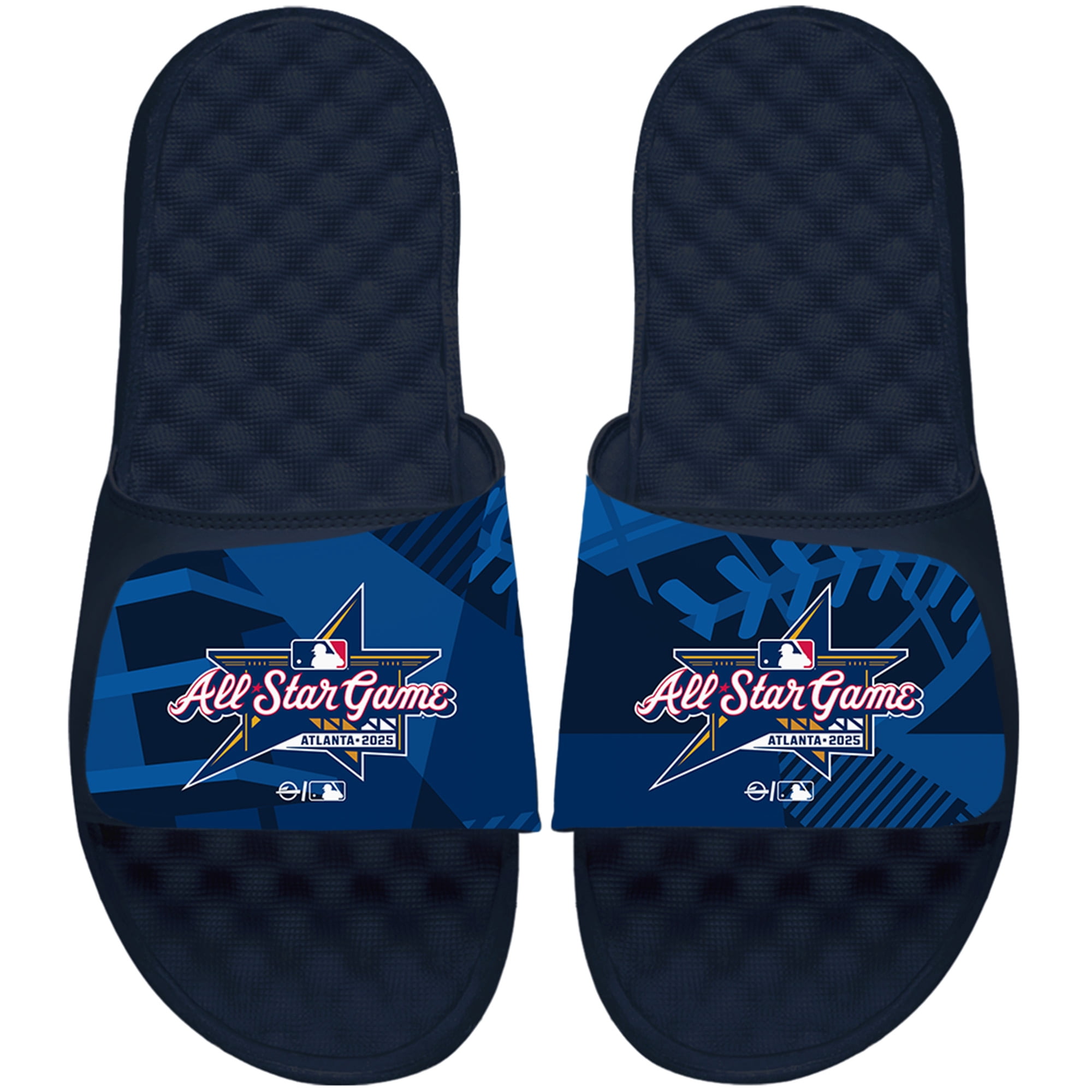 Unisex ISlide Navy 2025 MLB All-Star Game Logo Slide Sandals - Walmart.com