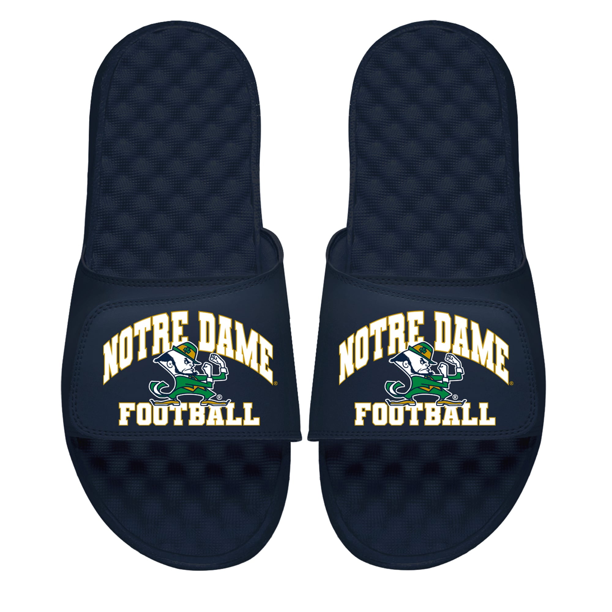Unisex ISlide Navy Notre Dame Fighting Irish Football Varsity Slide ...