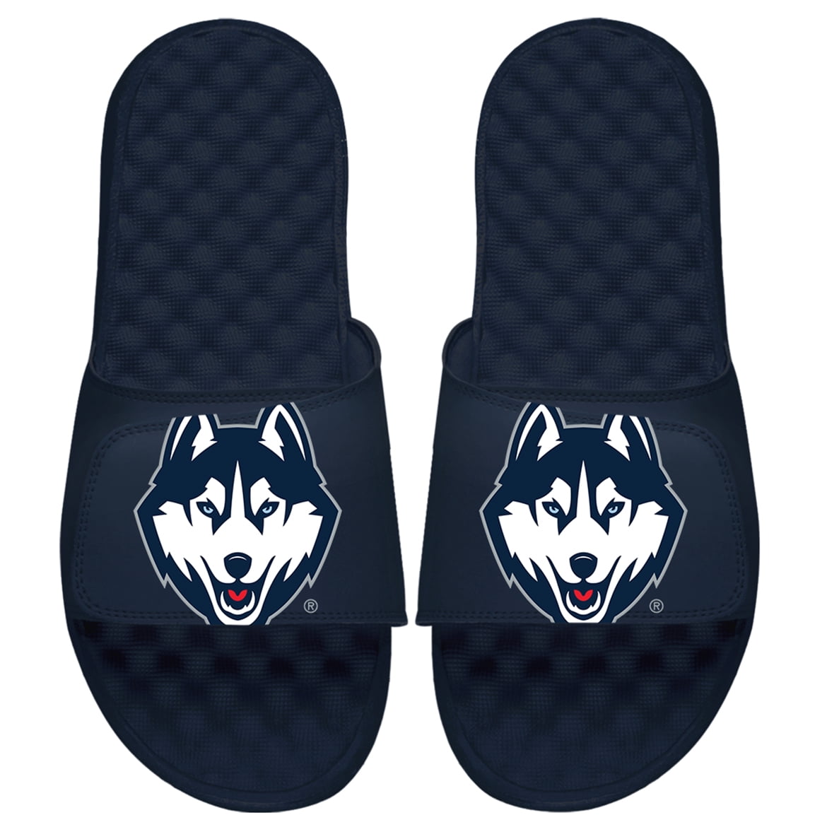 Unisex ISlide Navy UConn Huskies Oversized Logo Slide Sandals - Walmart.com