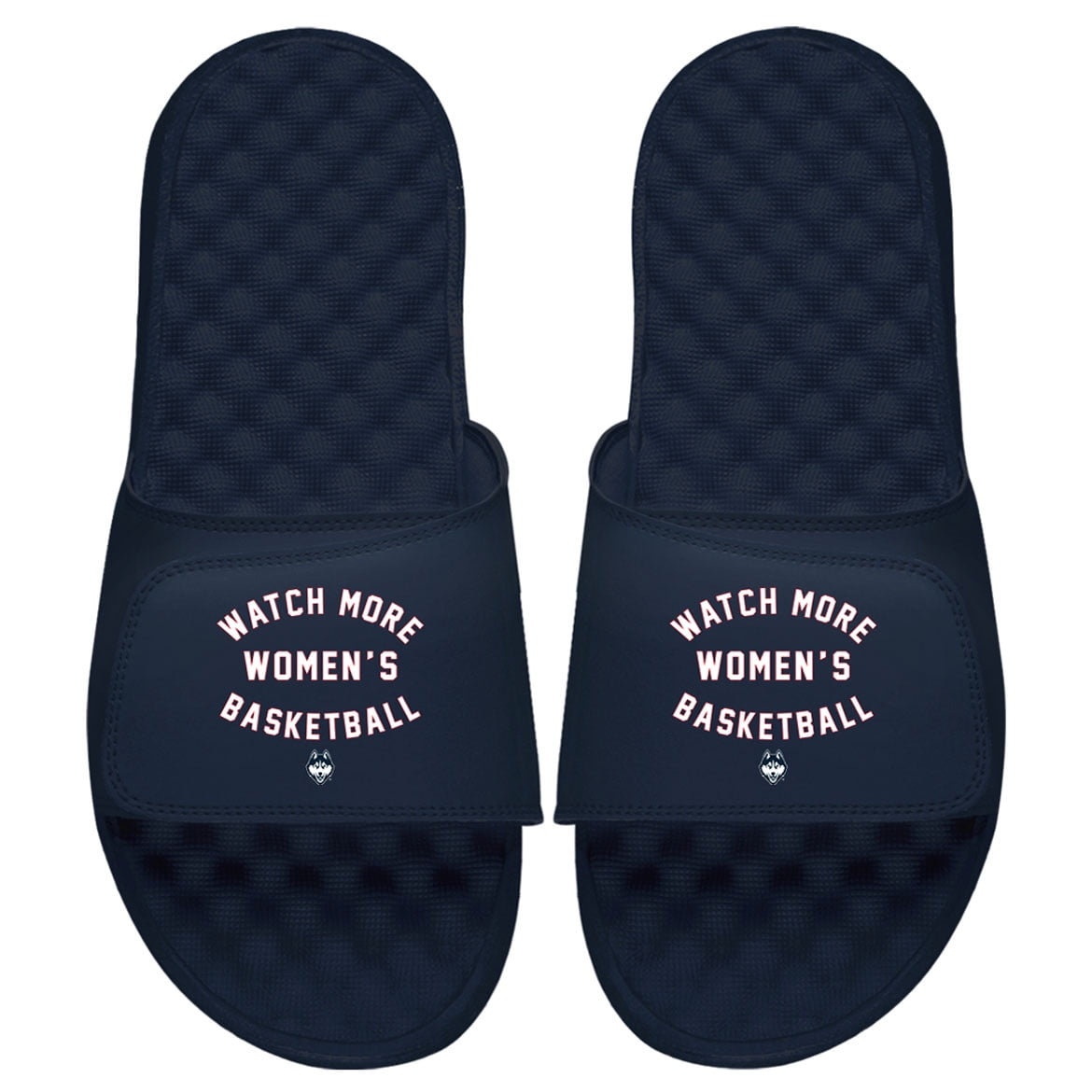Unisex ISlide Navy UConn Huskies Watch More Women's Basketball Slide ...