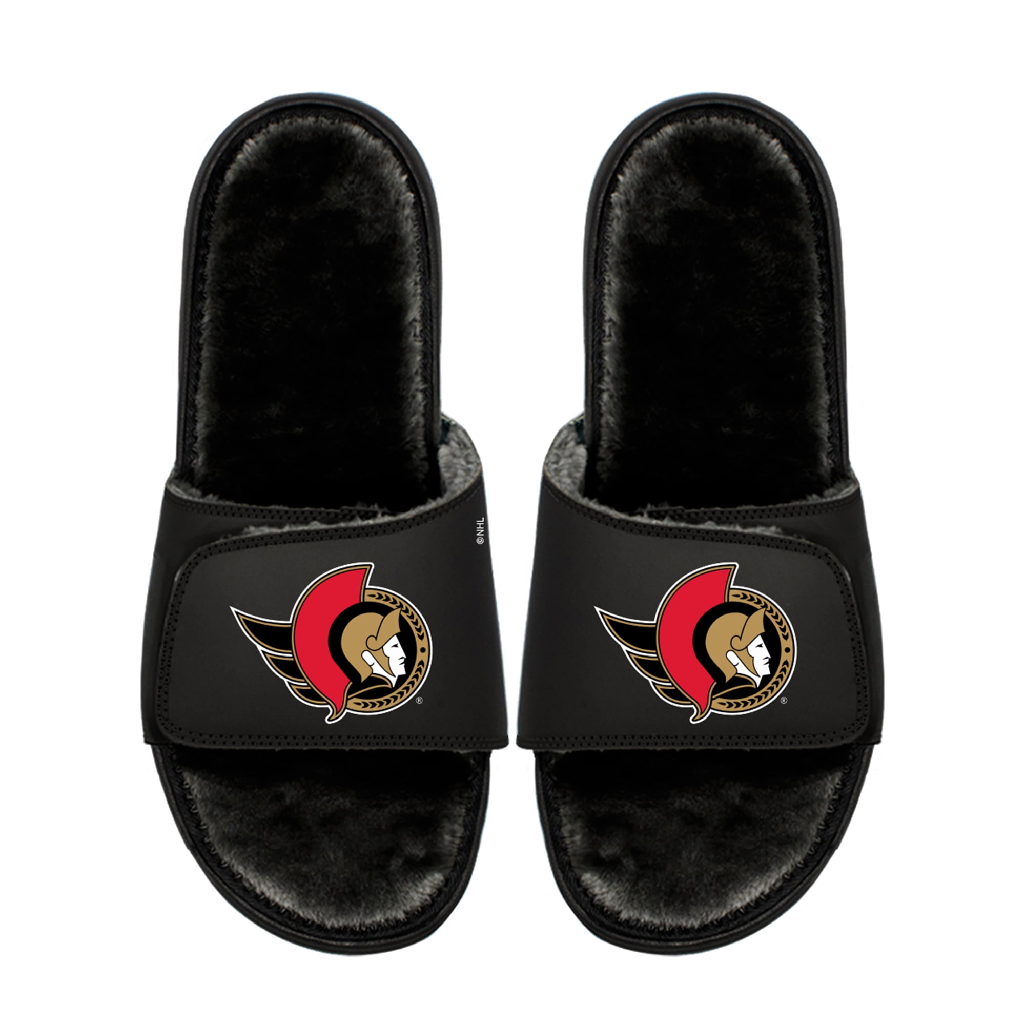 Unisex ISlide Ottawa Senators Logo Fur Slide Sandals - Walmart.com