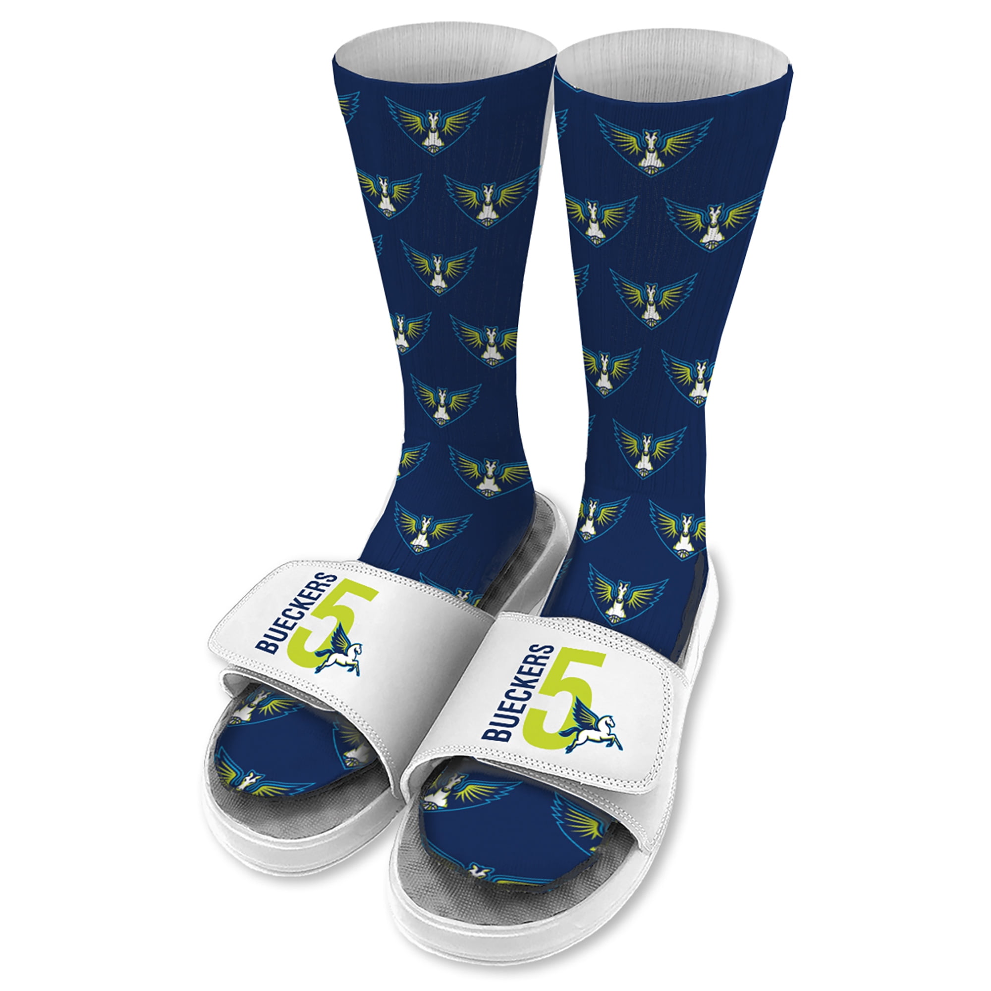 Unisex ISlide Paige Bueckers White Dallas Wings 2025 WNBA Draft Socks ...
