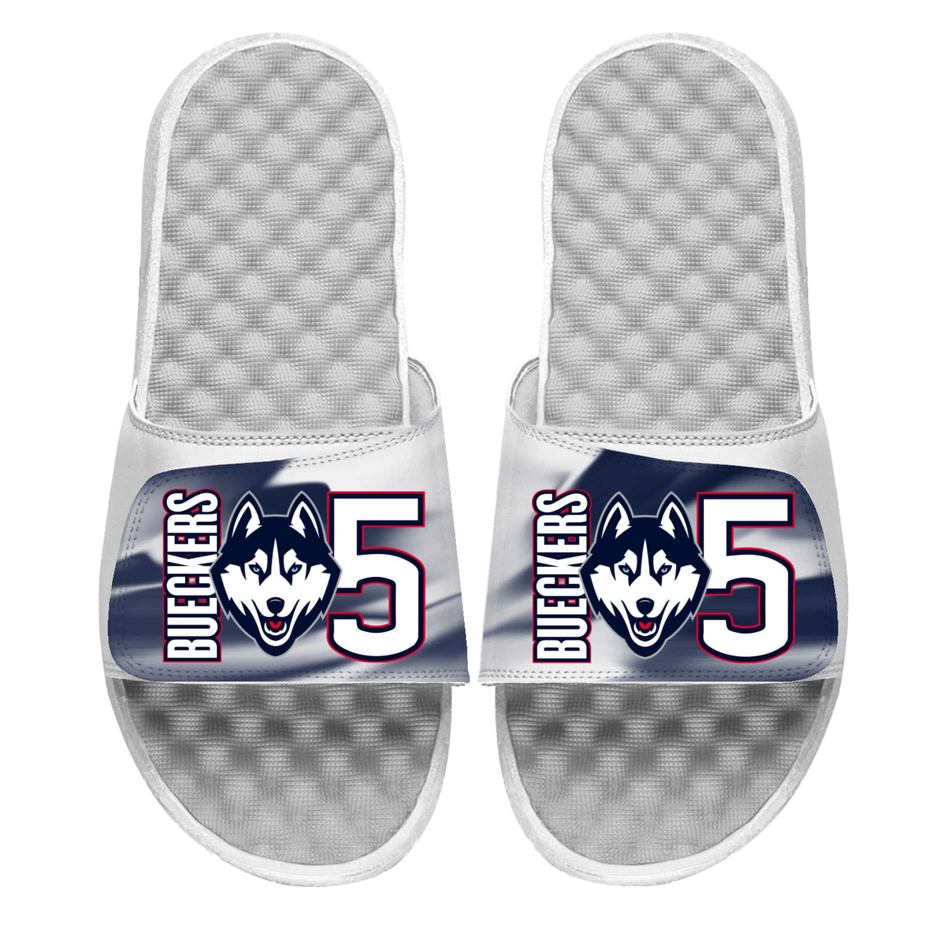 Unisex-ISlide Paige Bueckers White UConn Huskies Name & Number Slide ...