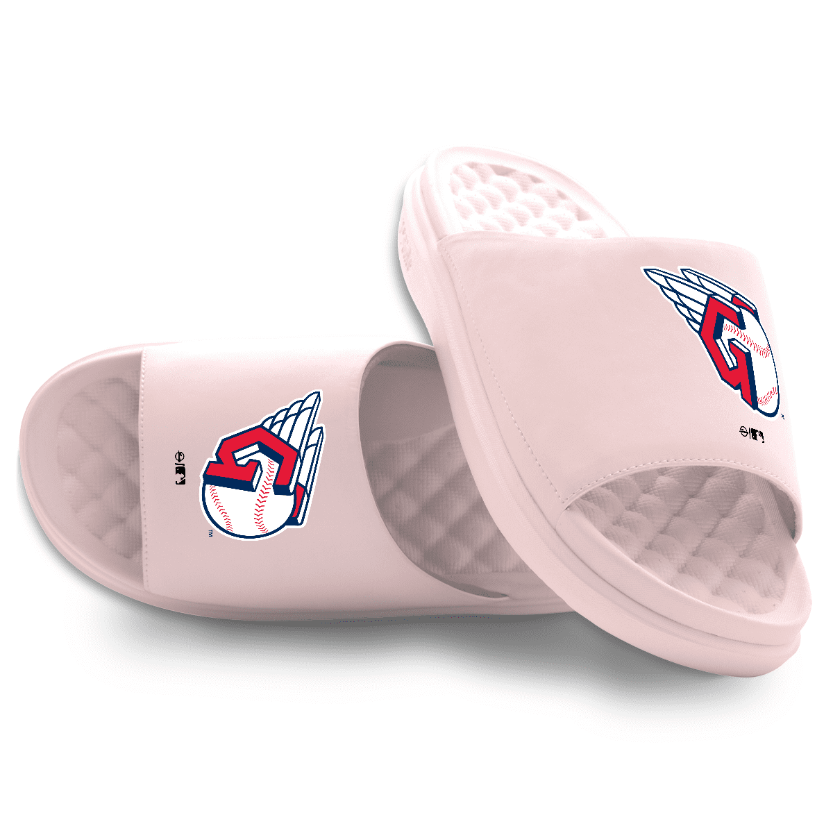 Unisex ISlide Pink Cleveland Guardians Primary Motive Slide Sandals - Walmart.com