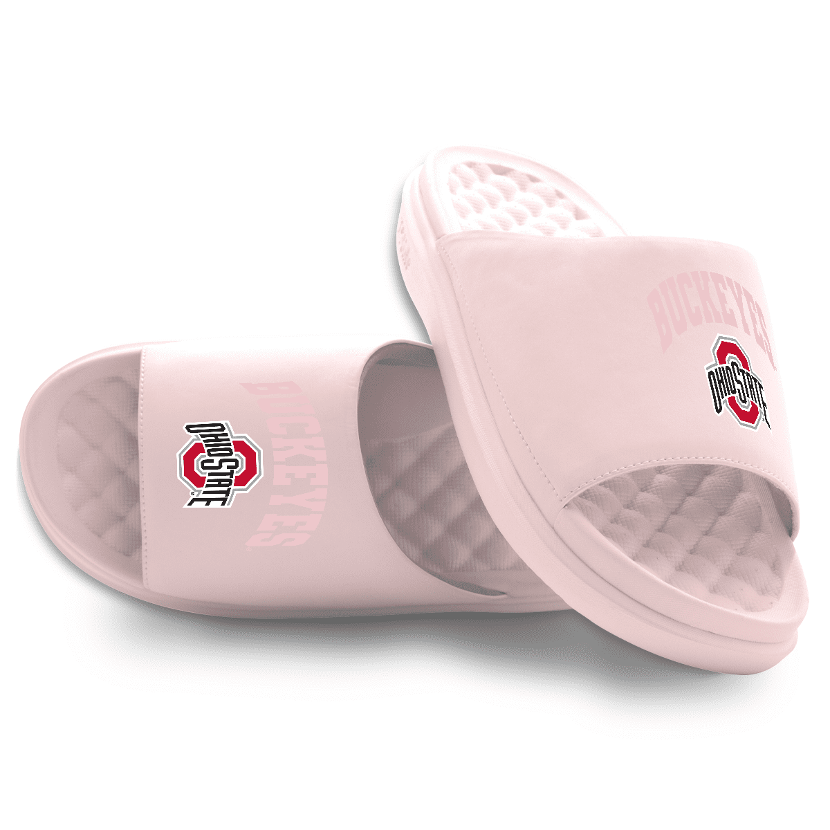 Unisex ISlide Pink Ohio State Buckeyes Tonal Pop Motive Slide Sandals ...