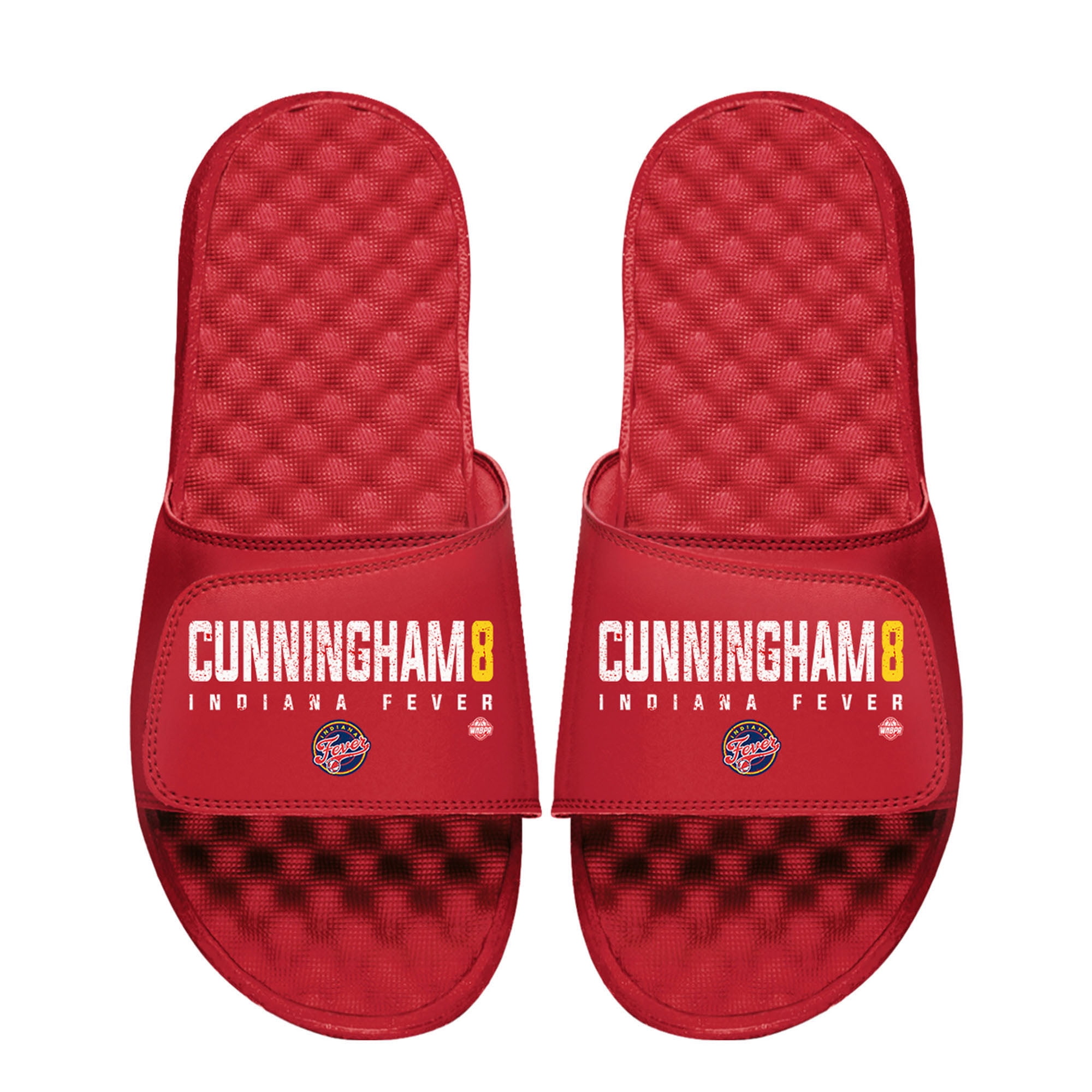 Unisex ISlide Sophie Cunningham Red Indiana Fever Wordmark Slide ...