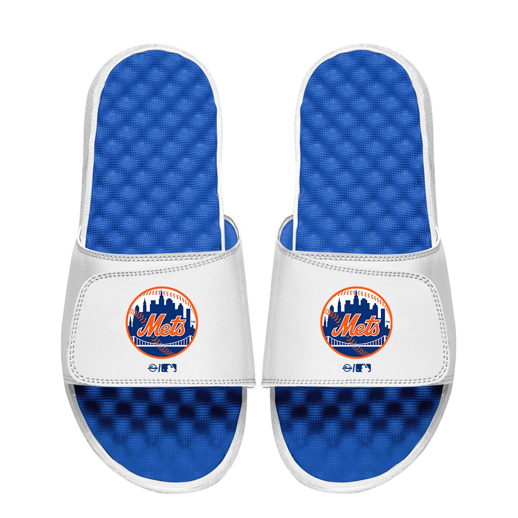 Unisex ISlide White New York Mets Primary Logo Slide Sandals - Walmart.com