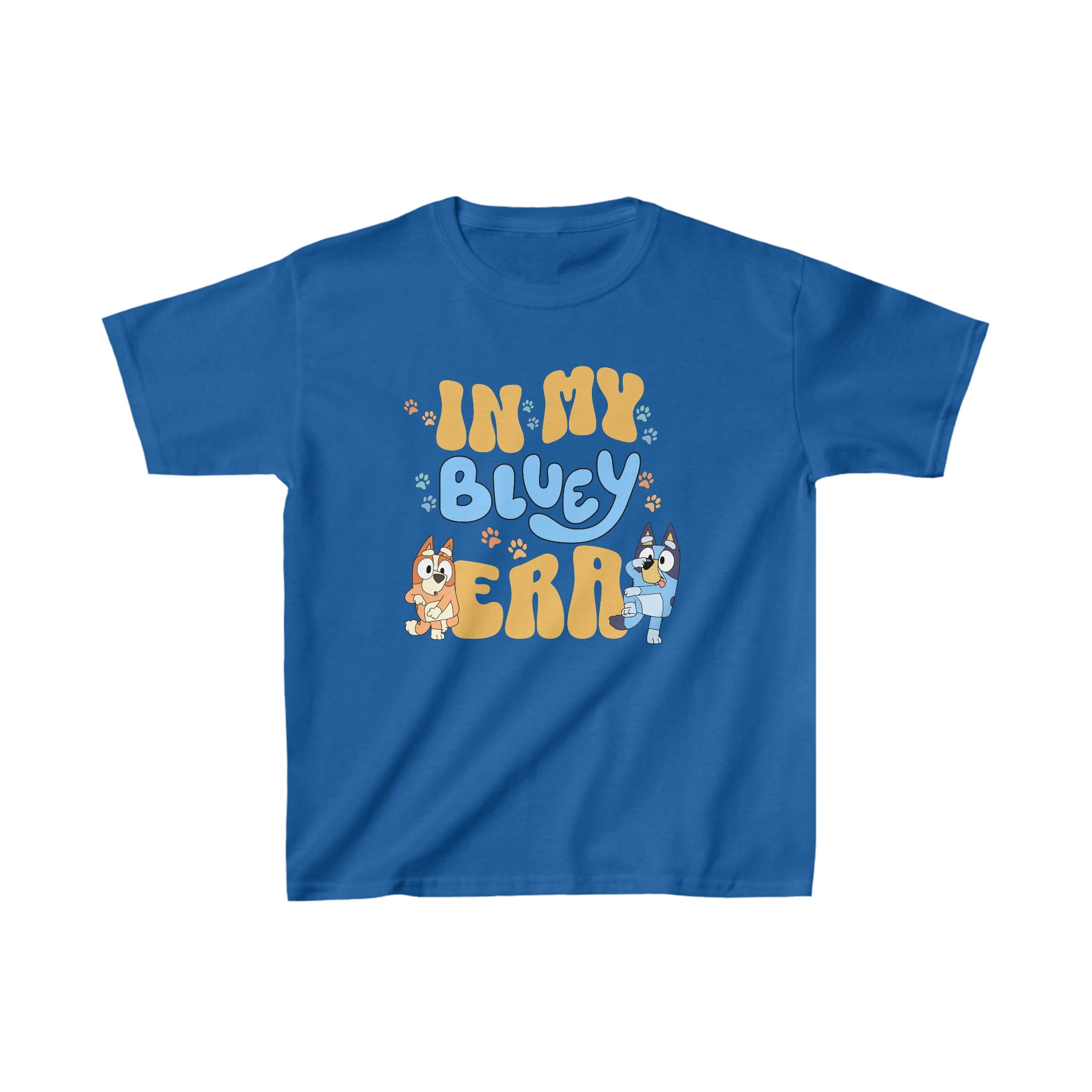 Unisex In my Bluey Era Kids Heavy Cotton Tee - Walmart.com