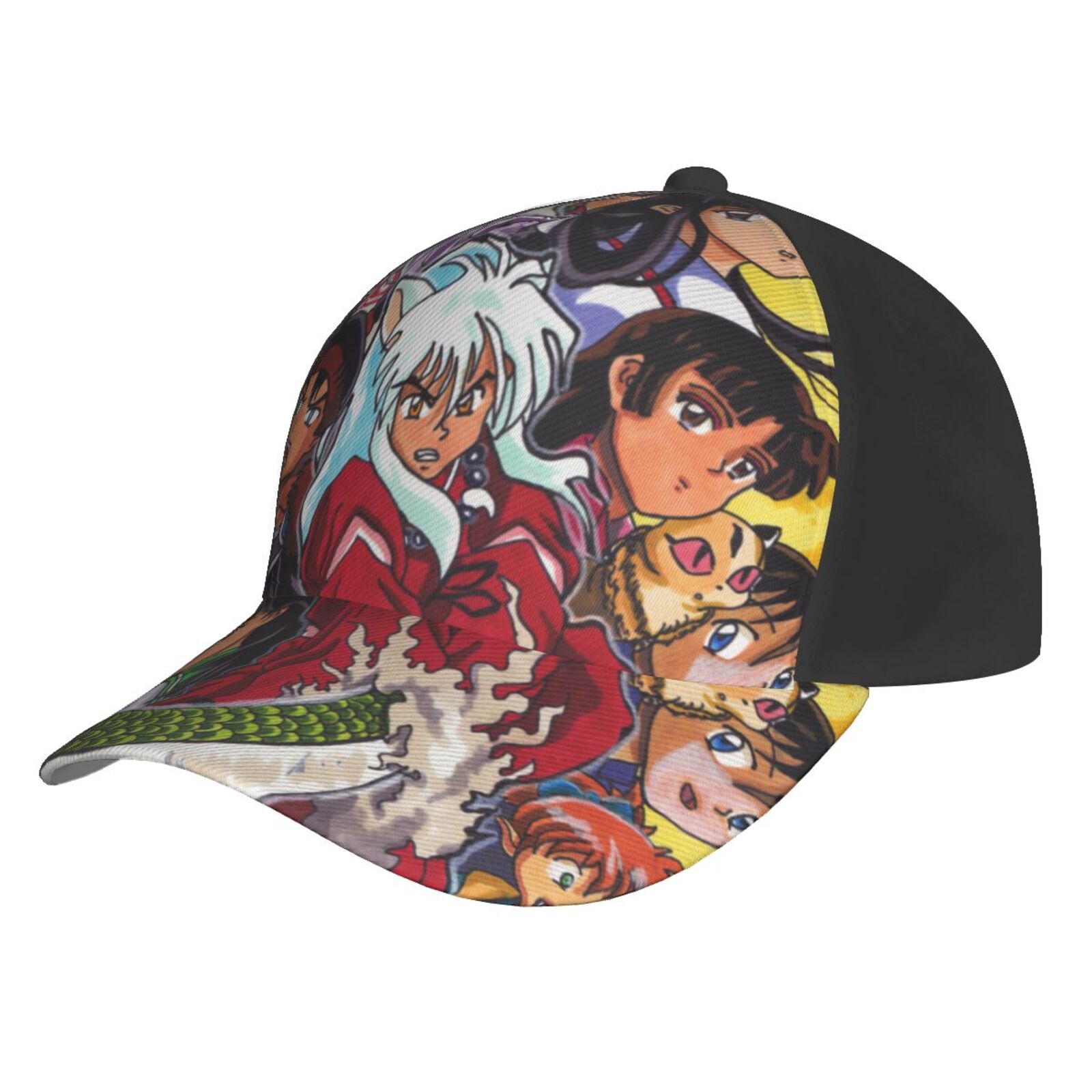 Unisex Inuyasha The Final Act Baseball Cap Snapback Hats Adjustable Trucker Dad Hat For Men ...
