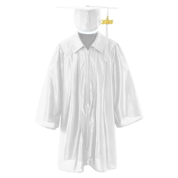 Unisex Kids Preschool Kindergarten Graduation Gown Cap Set with Turn ...
