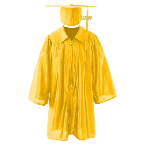 Unisex Kids Preschool Kindergarten Graduation Gown Cap Set with Turn ...