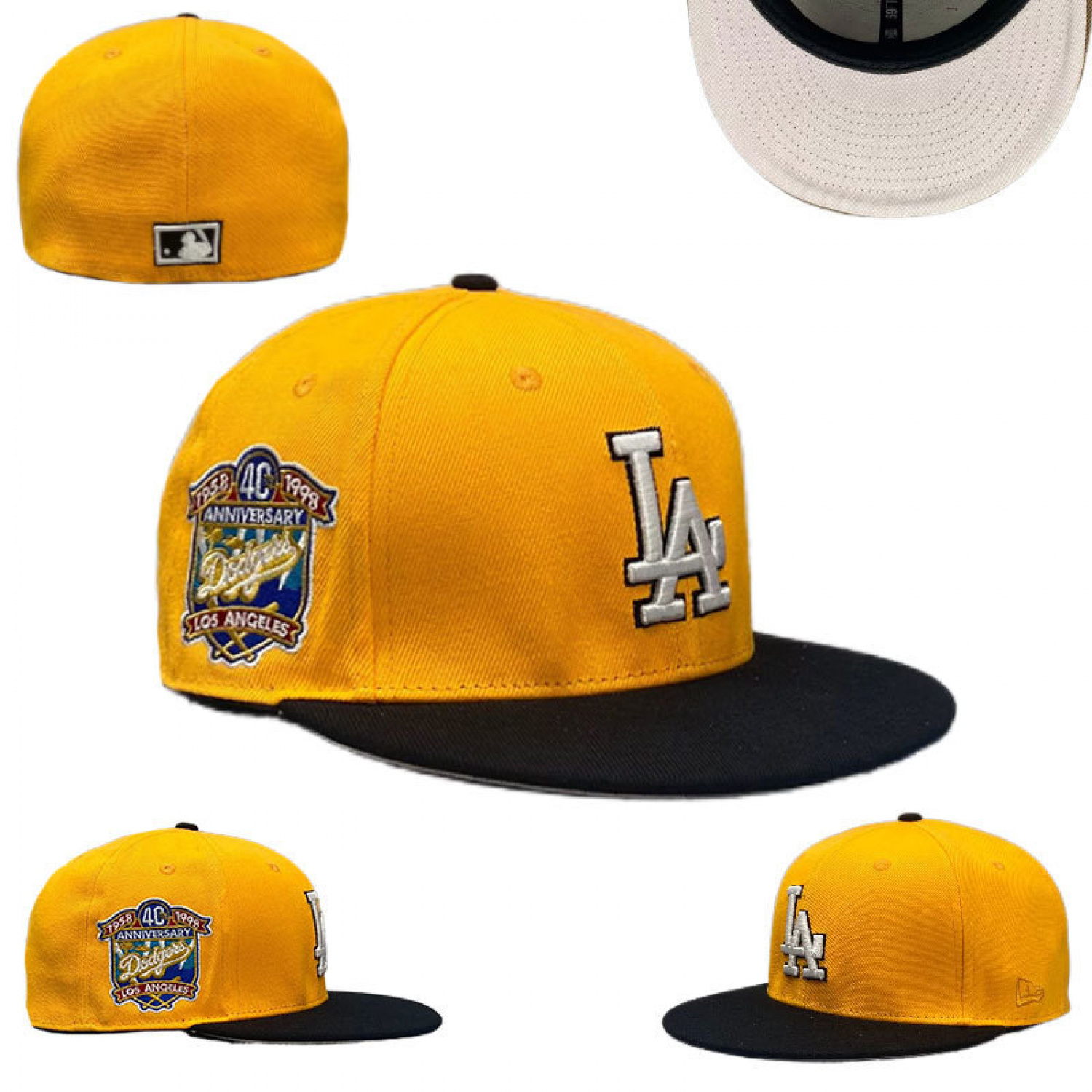 Unisex LA Los Angeles Dodger s Classic Basic Baseball Cap Flat Brim ...