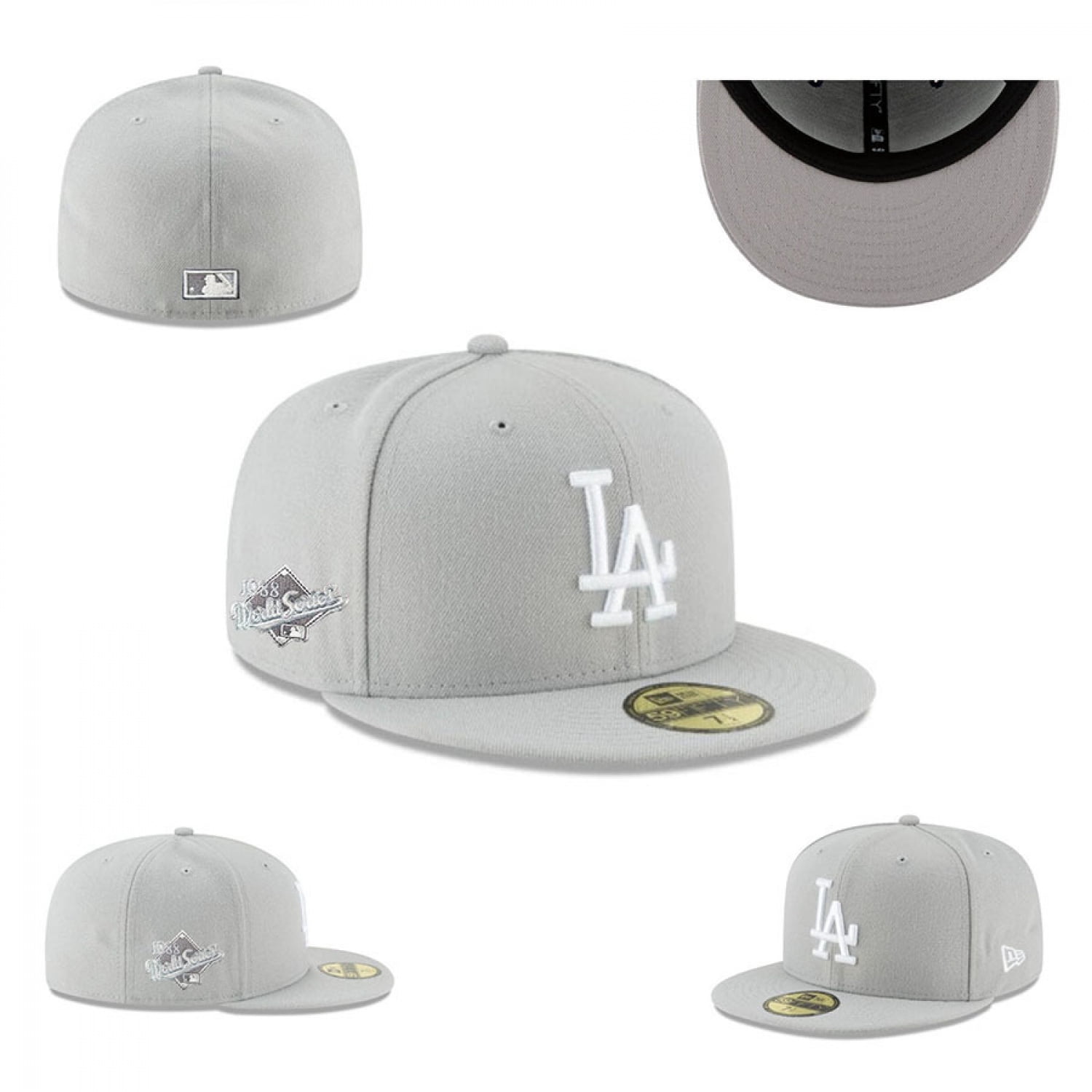 Unisex LA Los Angeles Dodger s Classic Basic Baseball Cap Flat Brim ...