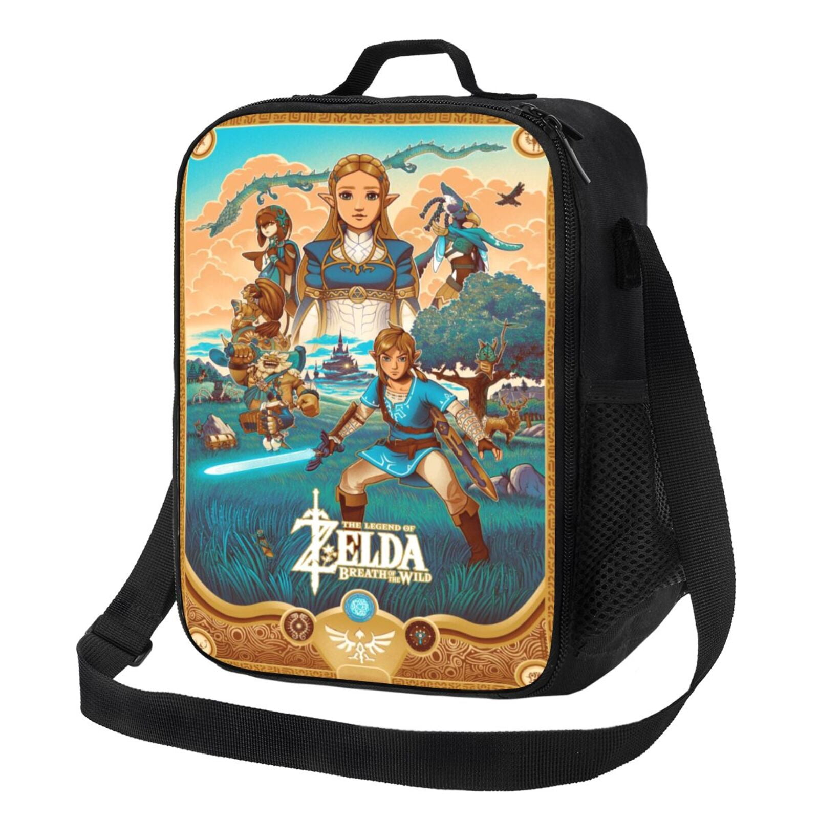 Unisex Le-Gend 0f Zel-,Da0 Insulated Lunch Bag Office Work Picnic Beach ...