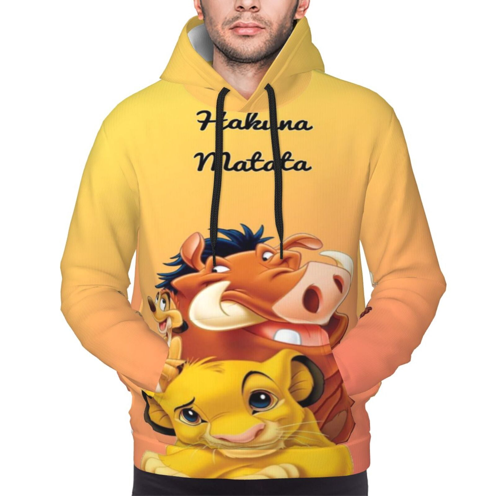 Unisex Lion Kin Pullover Hoodies 3D Print Novelty Sweatshirts Hoodie ...