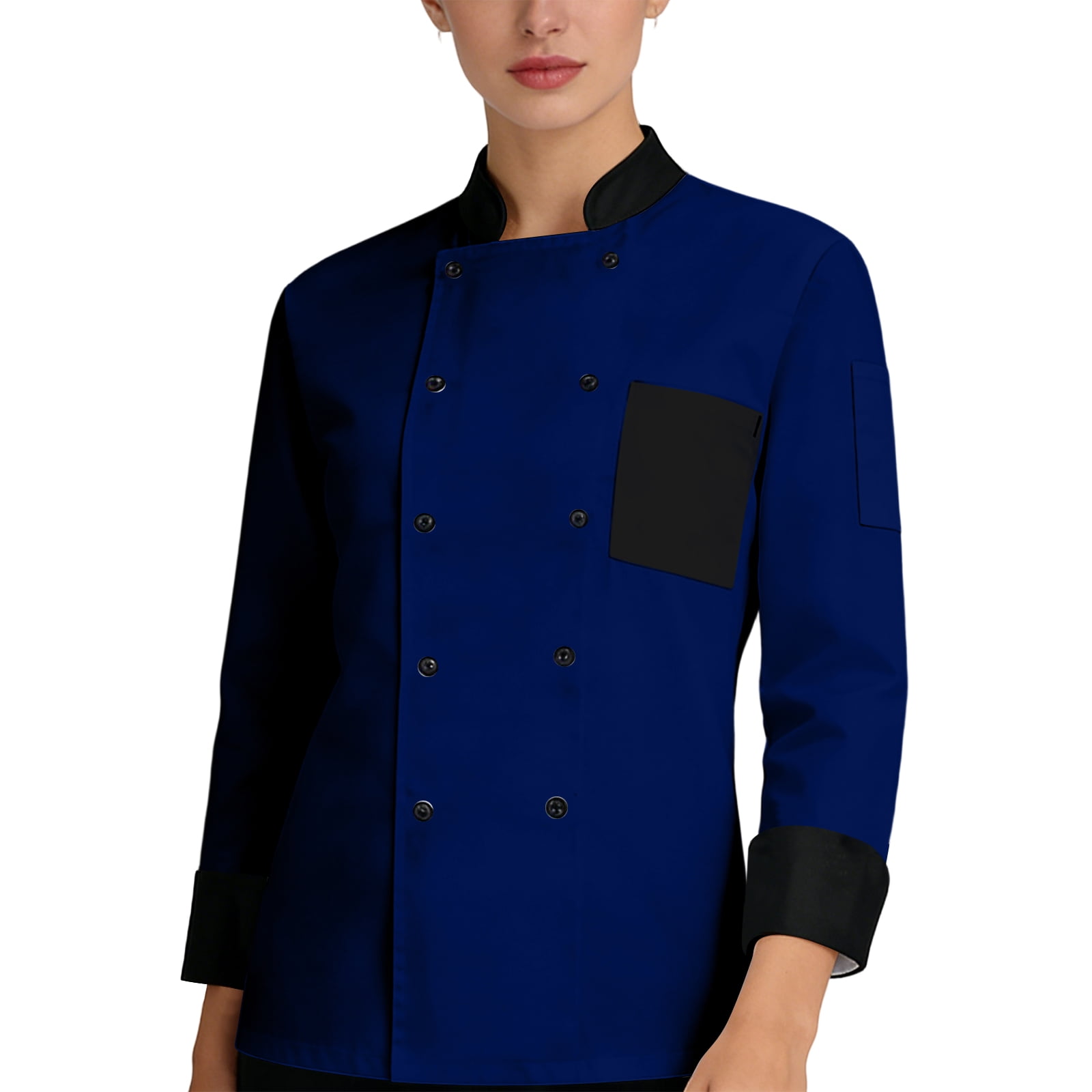 Unisex Long Sleeve Chef Uniforms Restaurant Kitchen Workwear Hotel ...