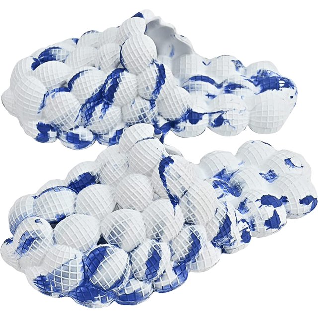 Unisex Lychee Sandalsmassage Bubble Slides Slippers For Womenmen