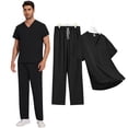 Unisex Medical Scrubs Set Nurse Doctor Work Uniform Scrub Set for ...