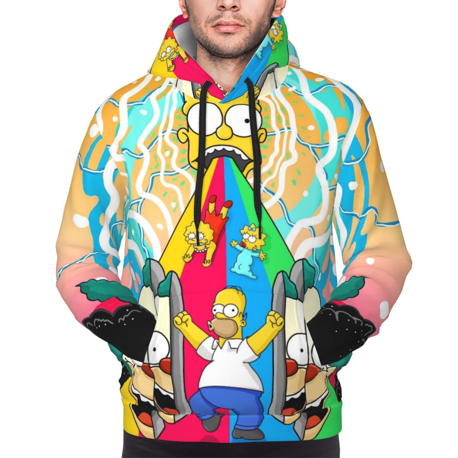 Unisex Men's and Women's Simpsons Hoodies 3D Fashion Digital Print ...