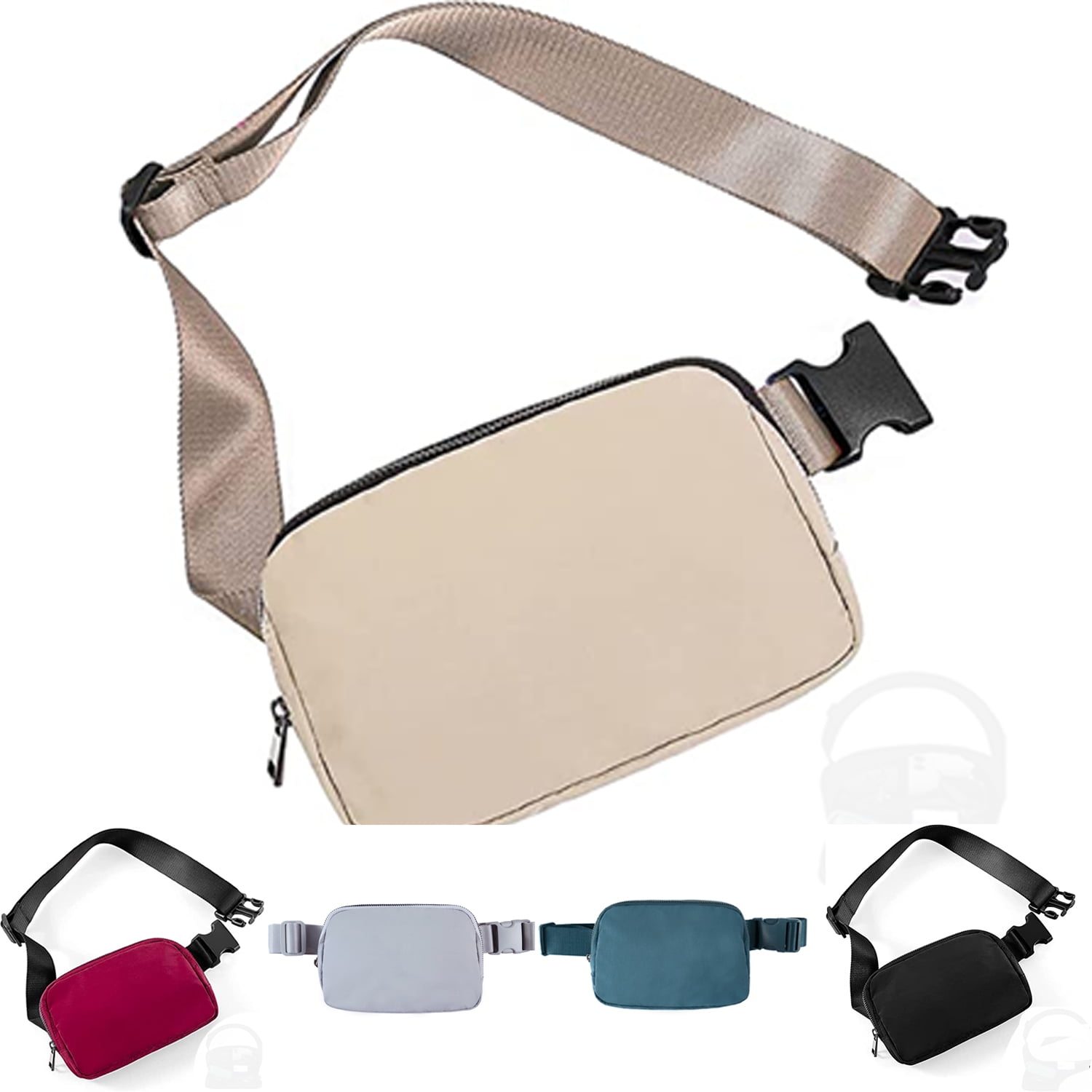 Unisex Mini Belt Bag, Fanny Pack for Women Men, Fashion Small Belt Bag ...