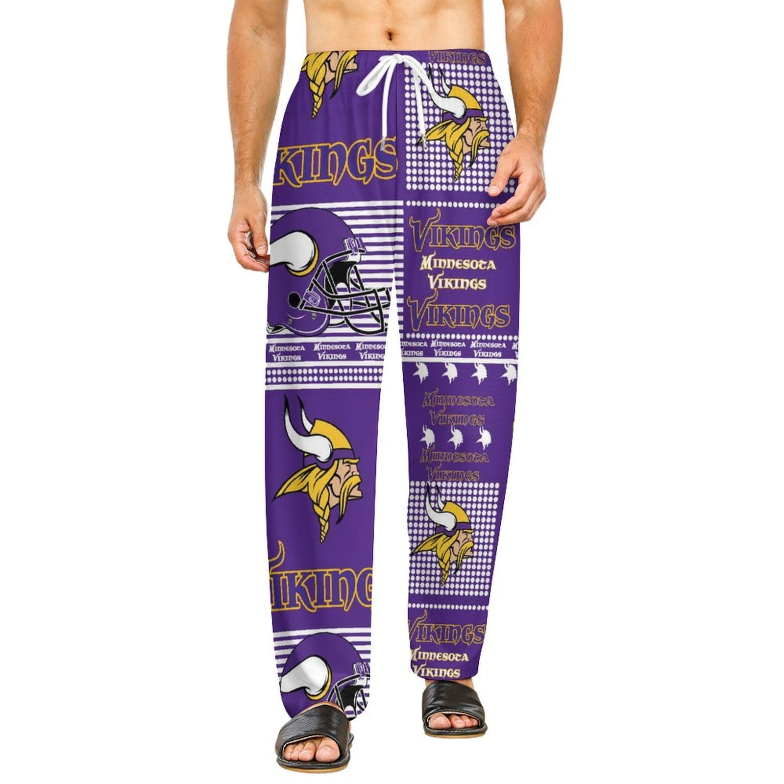 Unisex Minnesota Football Style Pajama Pants for Men Pajama Bottoms ...