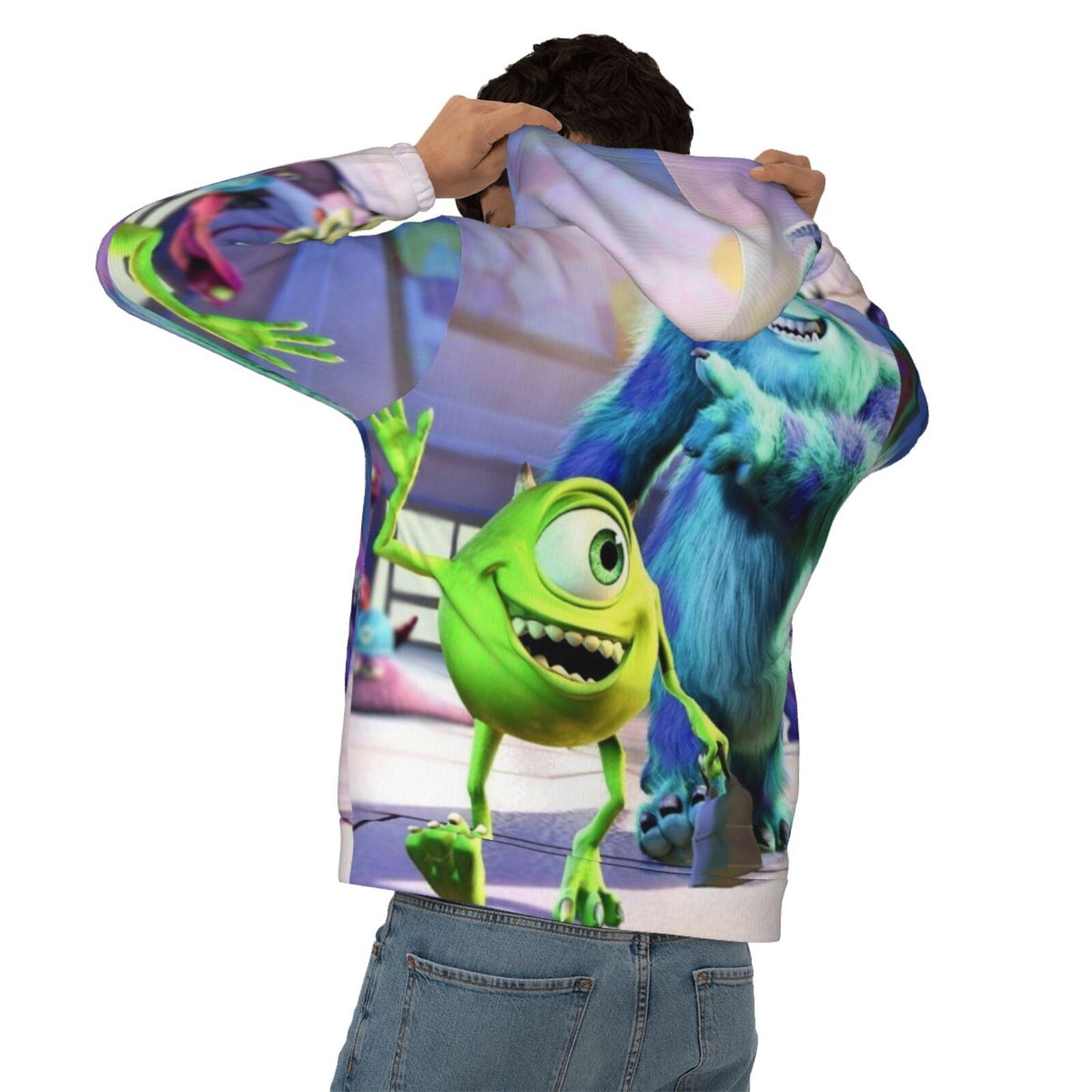 Unisex Monster Inc Pullover Hoodie Realistic 3d Print Graphic Hooded ...