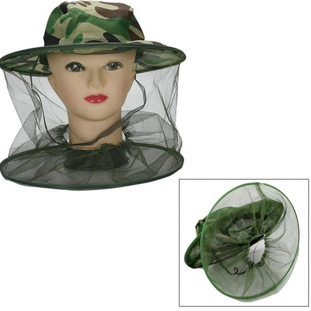 Unisex Mosquito Bee Bug Insect Mesh Head Face Protect Hat X2L7 Cap Net ...
