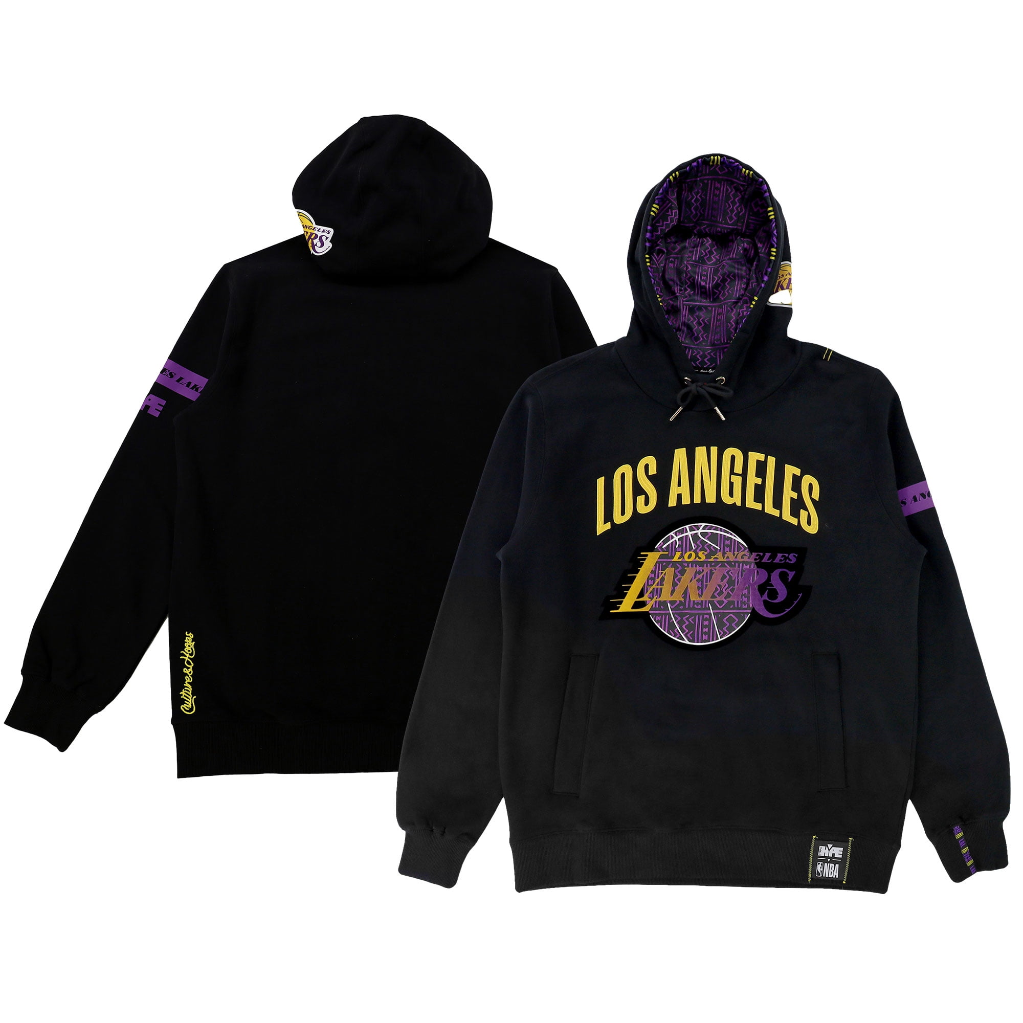Unisex NBA x Two Hype Black Los Angeles Lakers Culture & Hoops ...