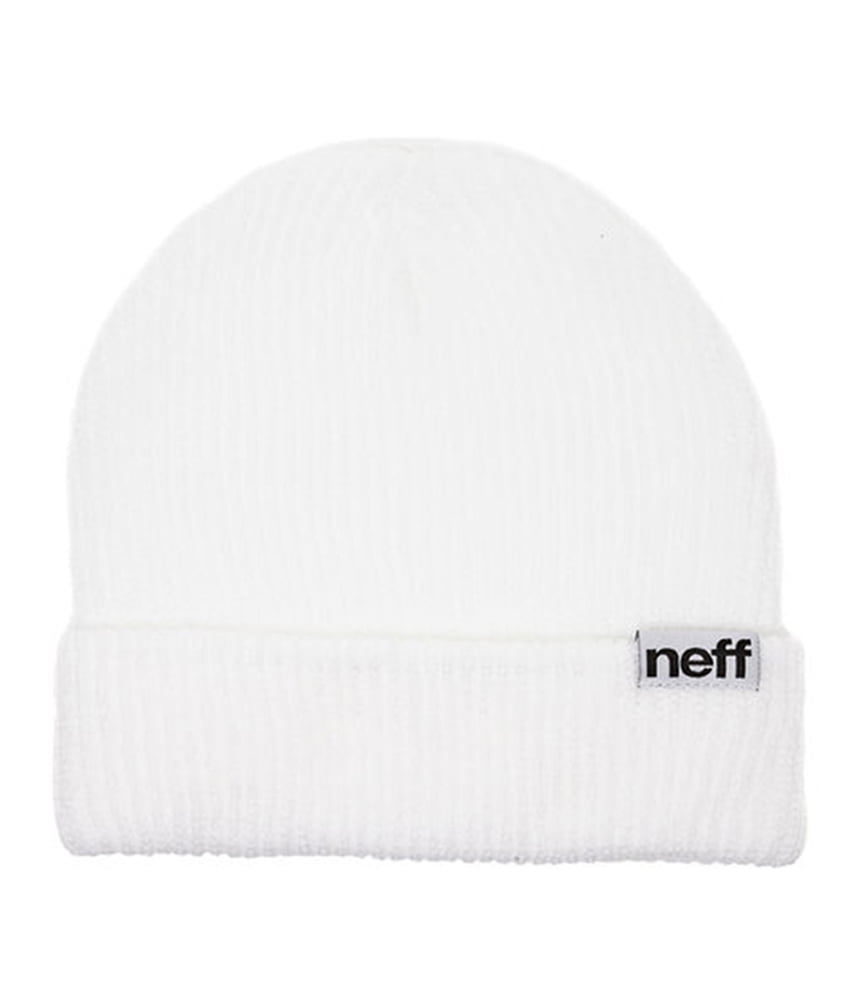 Unisex NEFF Fold White Beanie White One Size Fits Most - Walmart.com