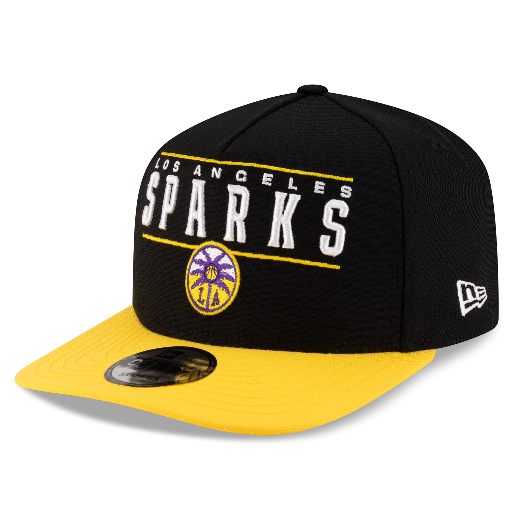 Unisex New Era Black/Gold Los Angeles Sparks 2025 WNBA Draft A-Frame ...