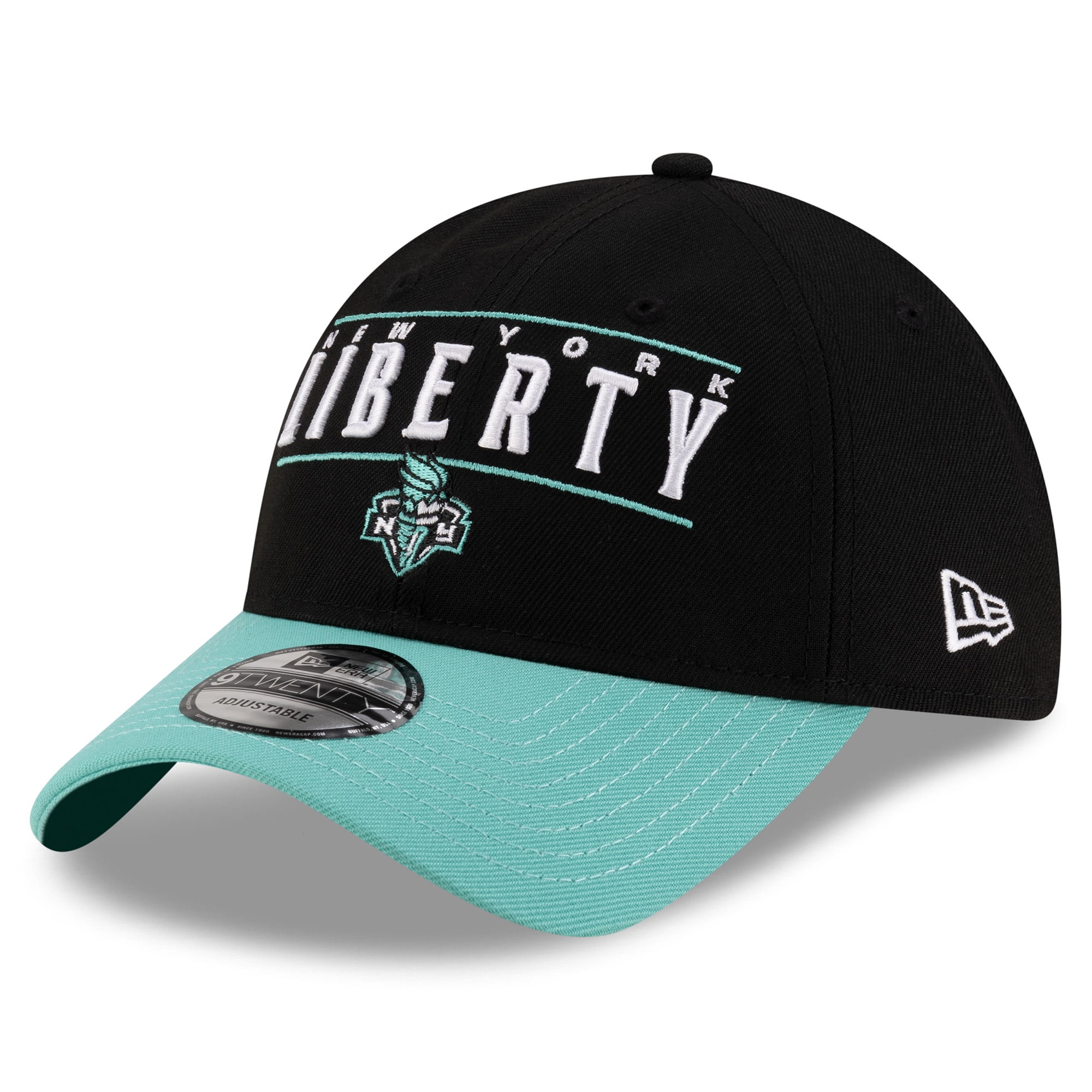 Unisex New Era Black/Green New York Liberty 2025 WNBA Draft 9TWENTY ...