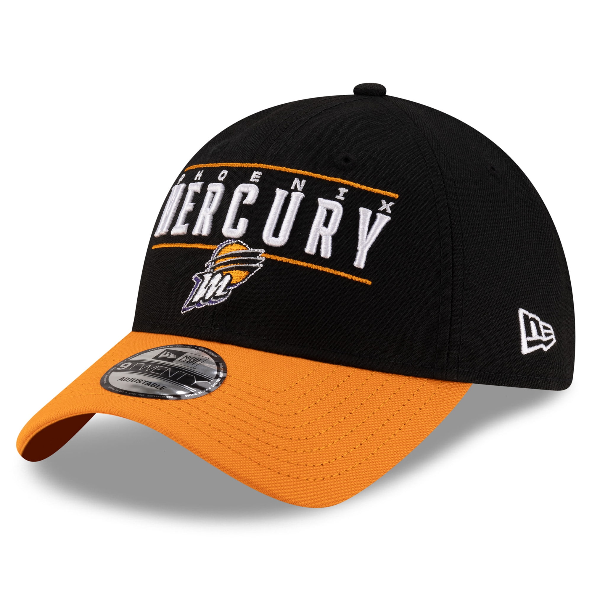 Unisex New Era Black/Orange Phoenix Mercury 2025 WNBA Draft 9TWENTY ...