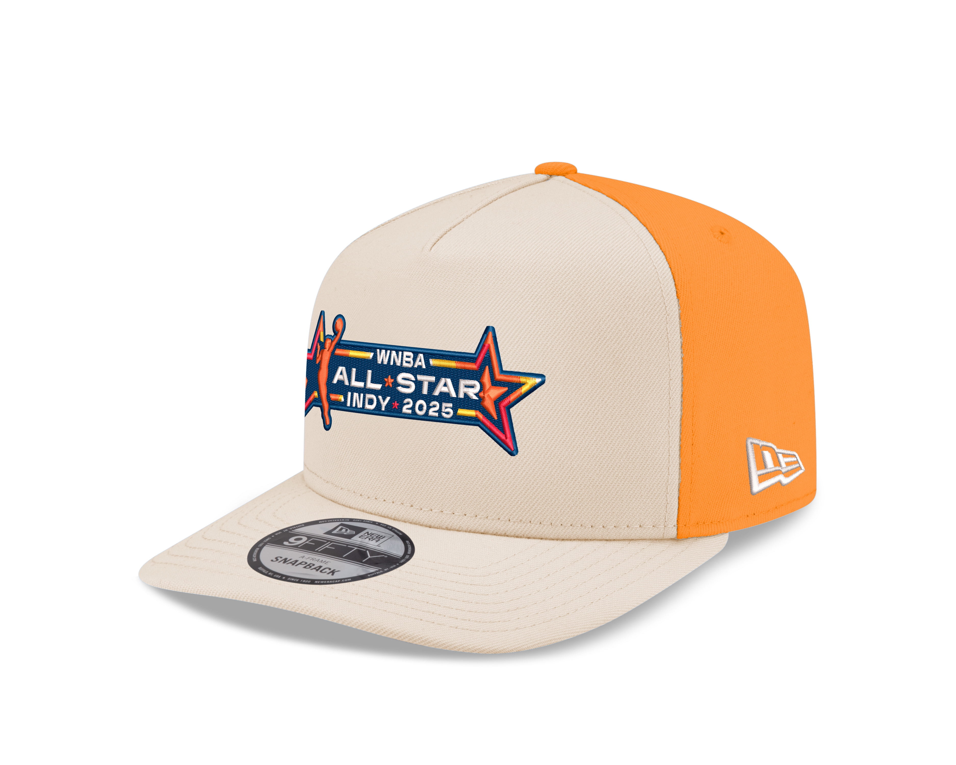 Unisex New Era White 2025 WNBA All Star Game Logo A-Frame 9FIFTY Hat ...