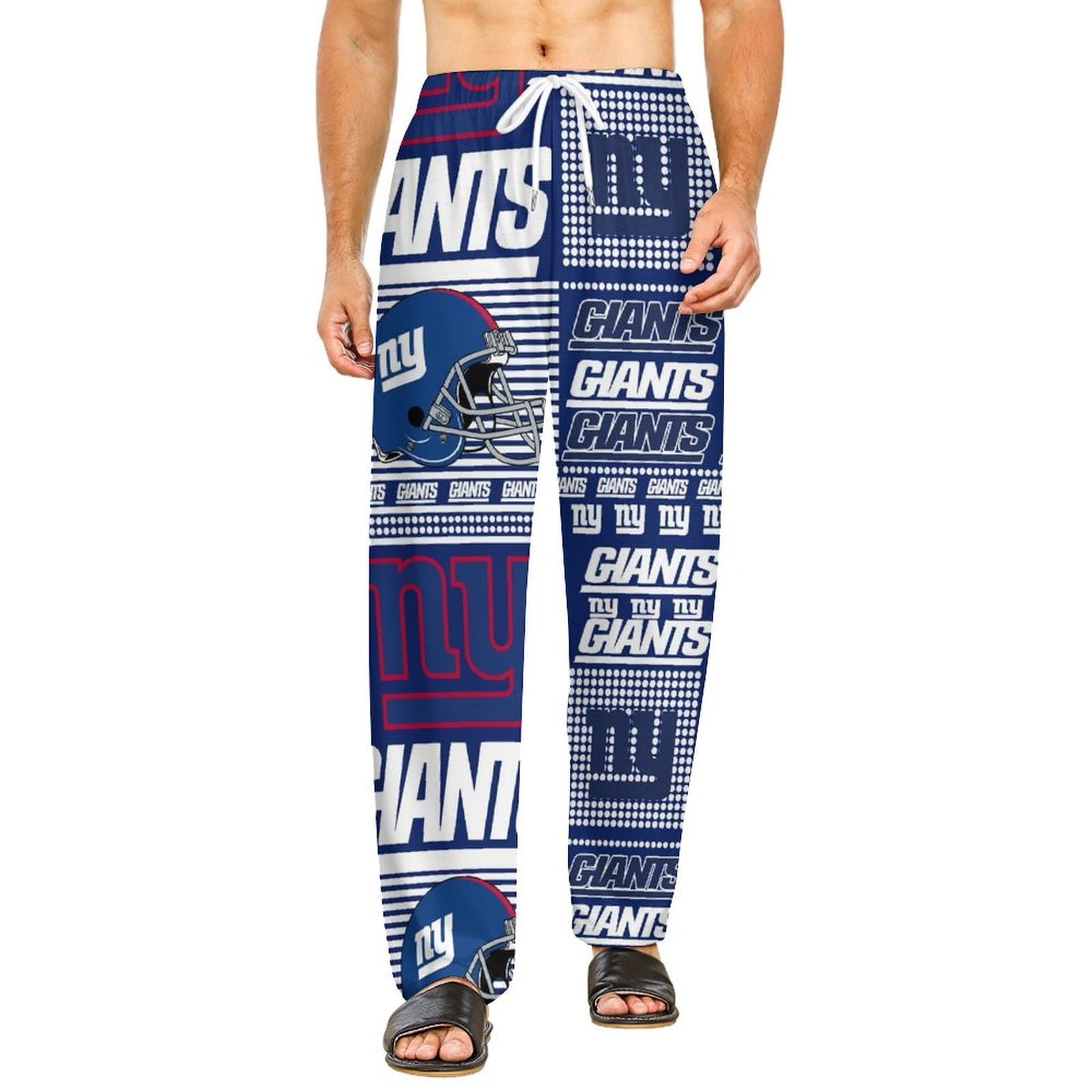 Unisex New York Football Style Pajama Pants for Men Pajama Bottoms Mens ...