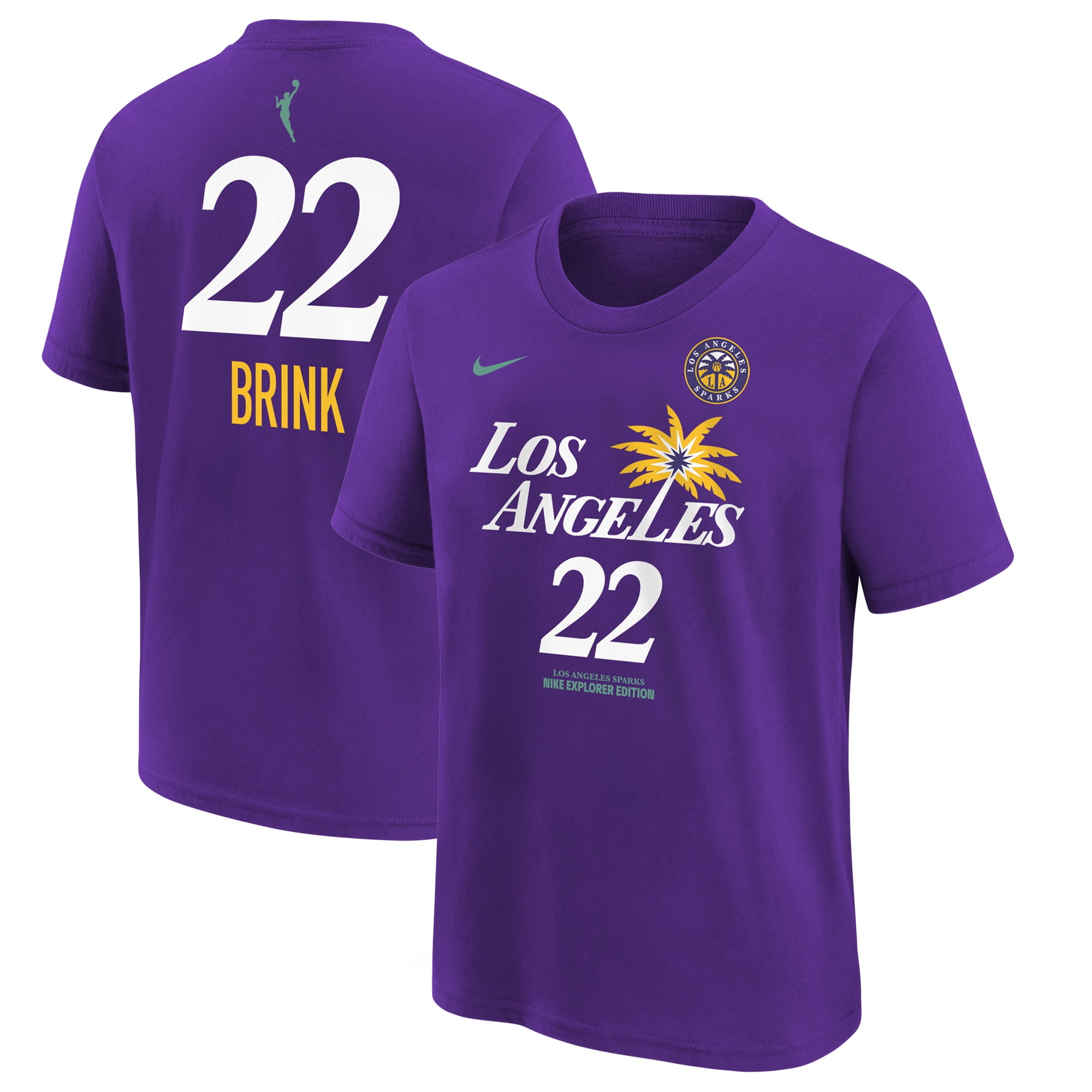 Unisex Nike Cameron Brink Purple Los Angeles Sparks 2024 WNBA Draft ...