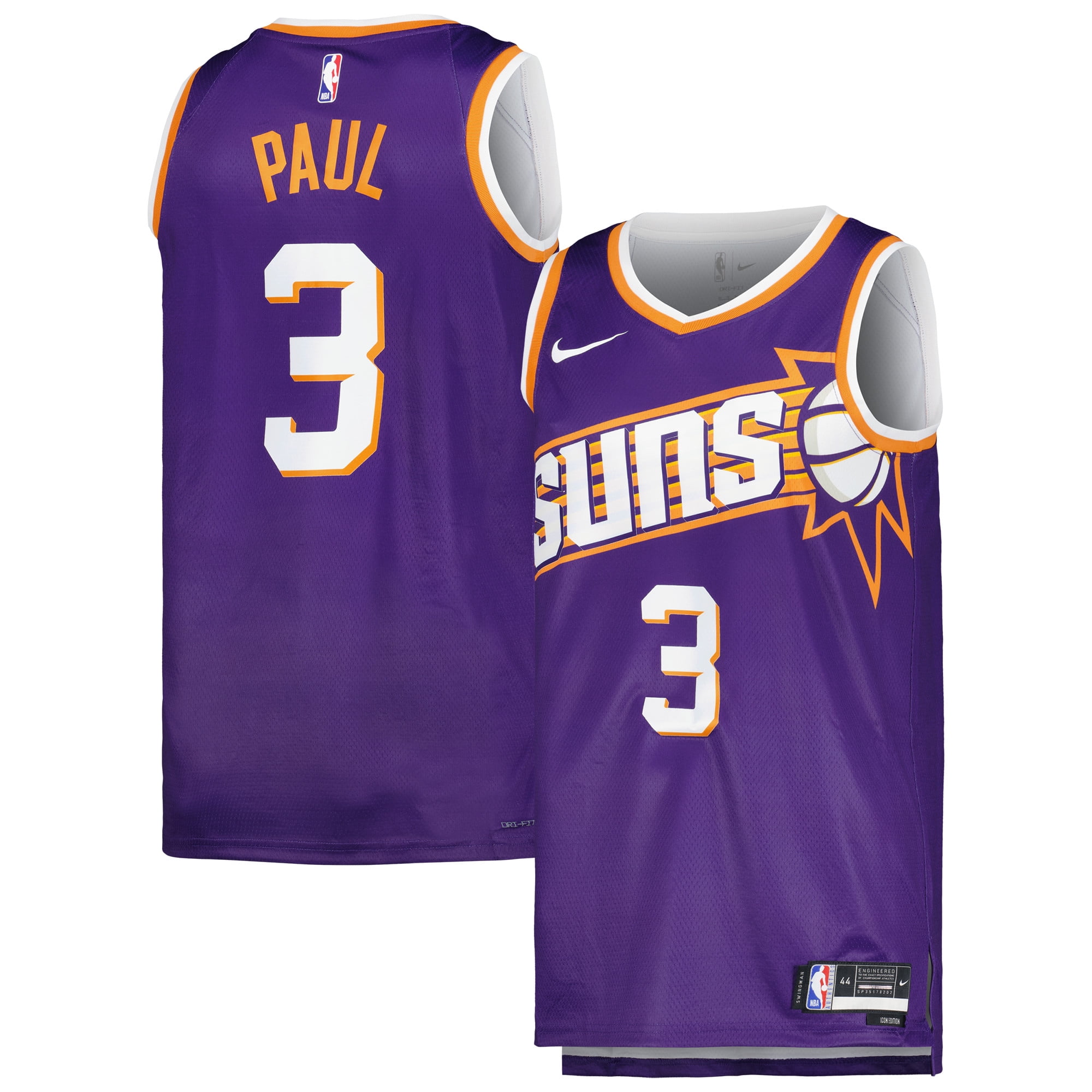Unisex Nike Chris Paul Purple Phoenix Suns Swingman Jersey - Icon ...