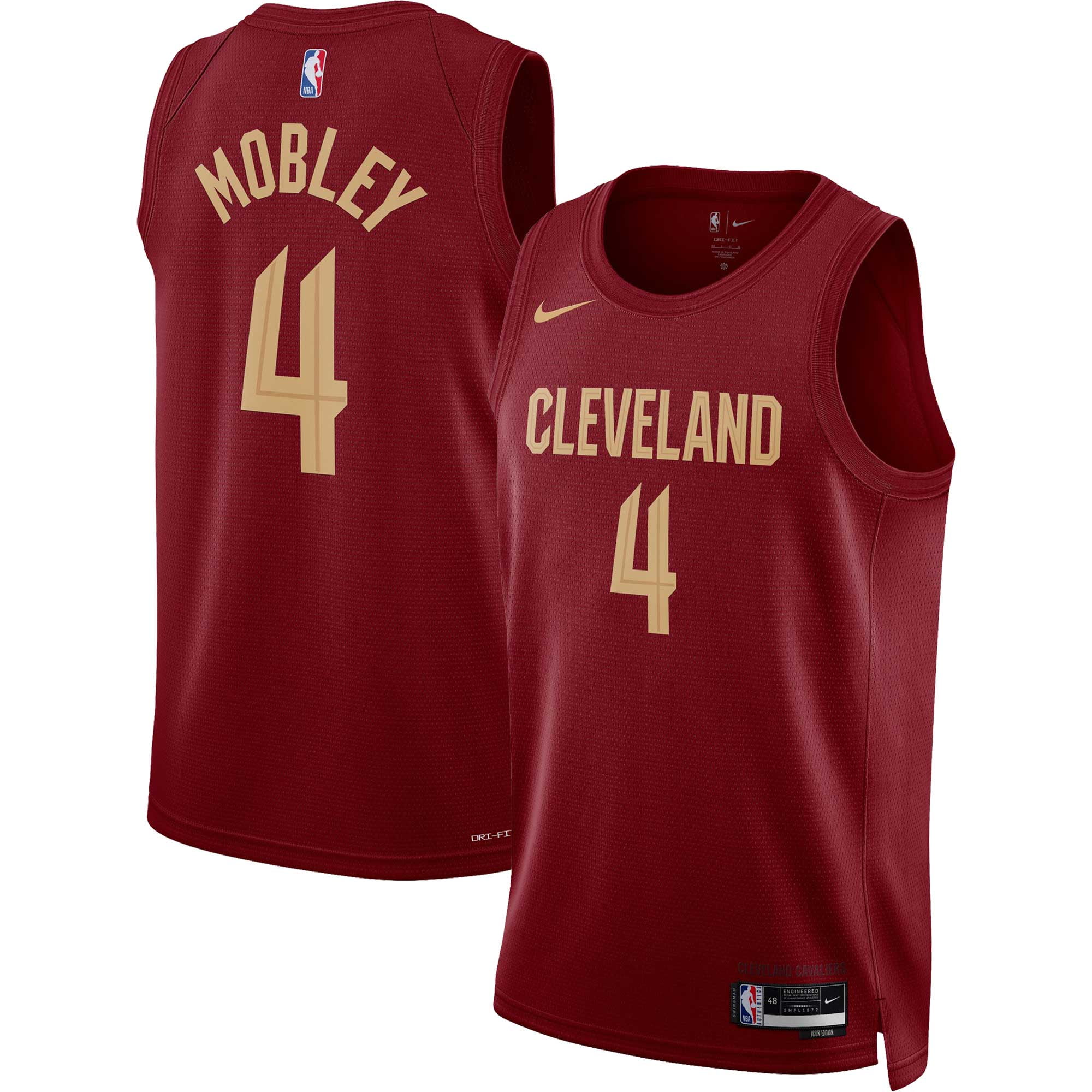 Unisex Nike Evan Mobley Wine Cleveland Cavaliers Swingman Jersey - Icon ...